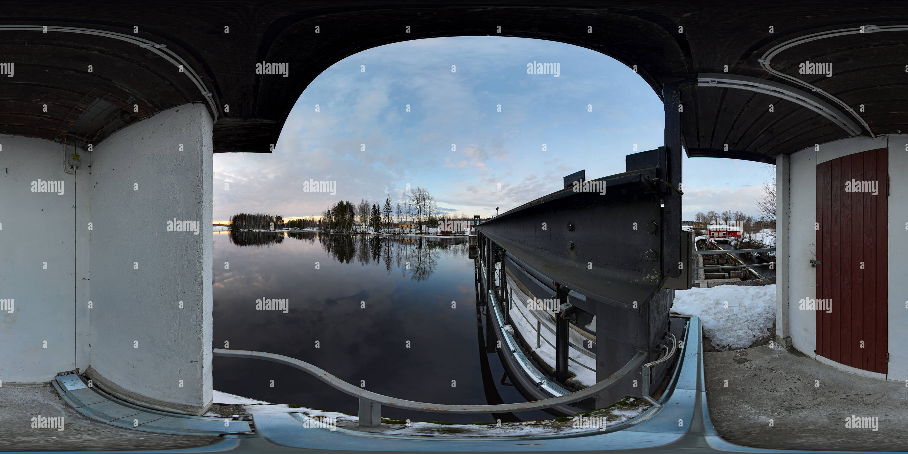 360° view of Observation booth Viannankoski, Maaninka - Alamy