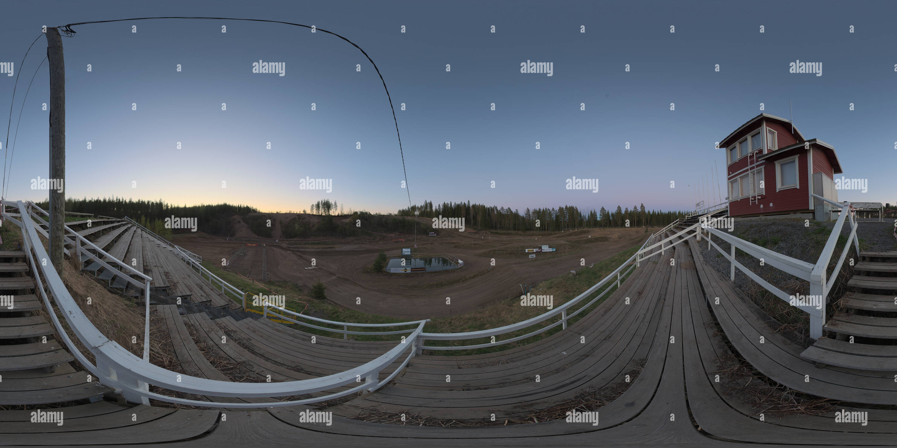 360° view of Stand in Hamula motocross track in Siilinjärvi - Alamy