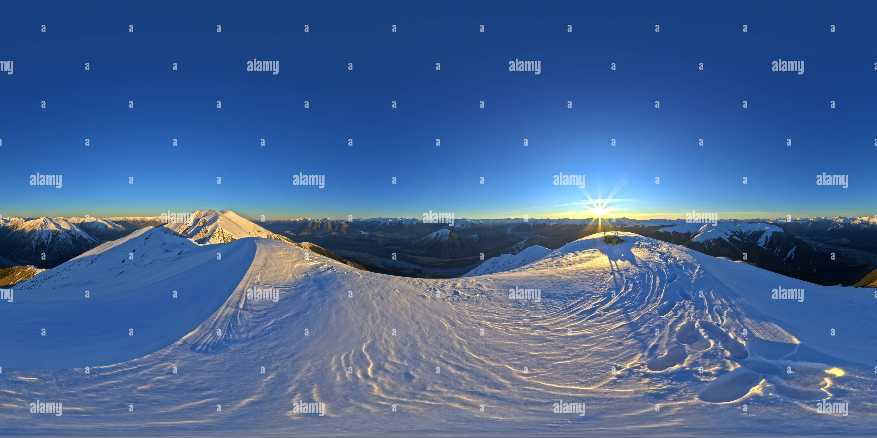 360° view of Mount Binser - Low Peak - Alamy