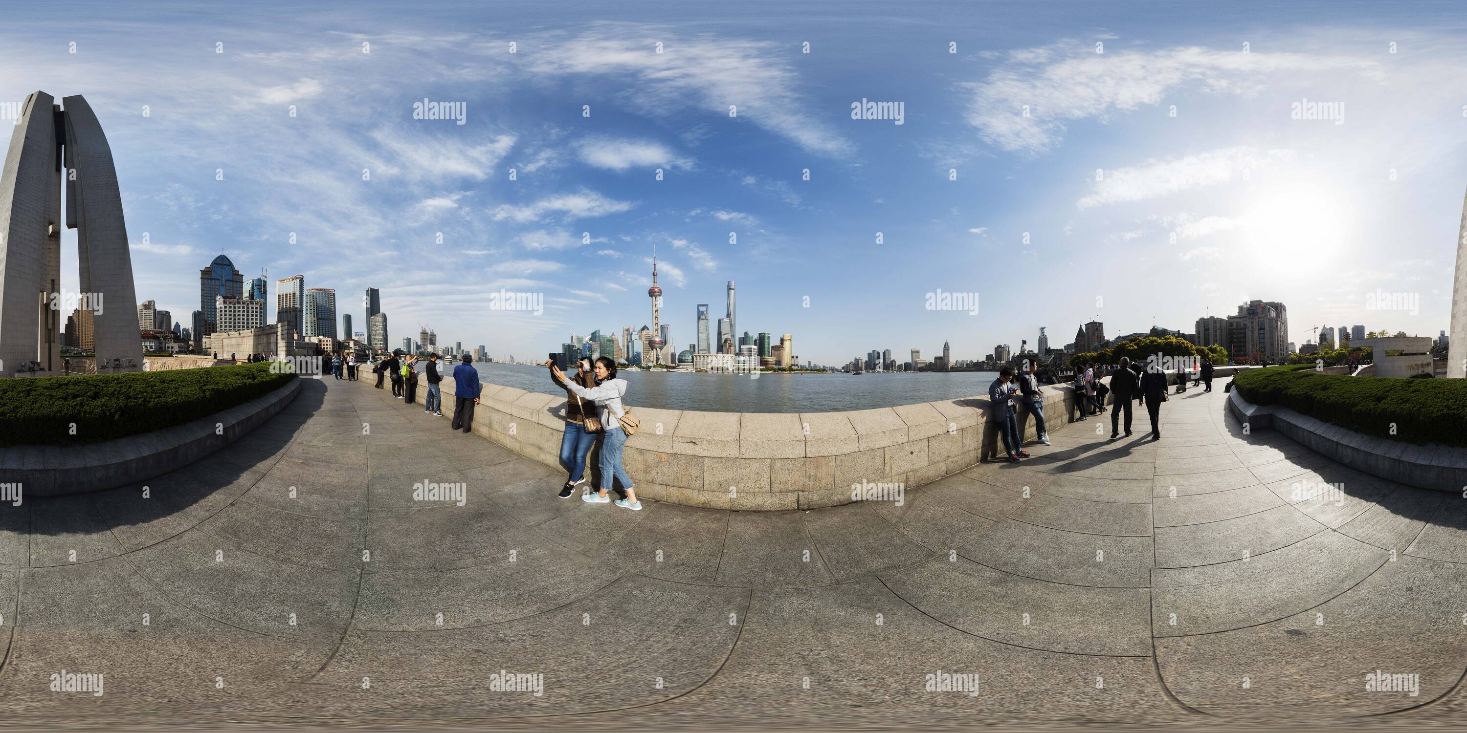 360° view of The bund shanghai - Alamy
