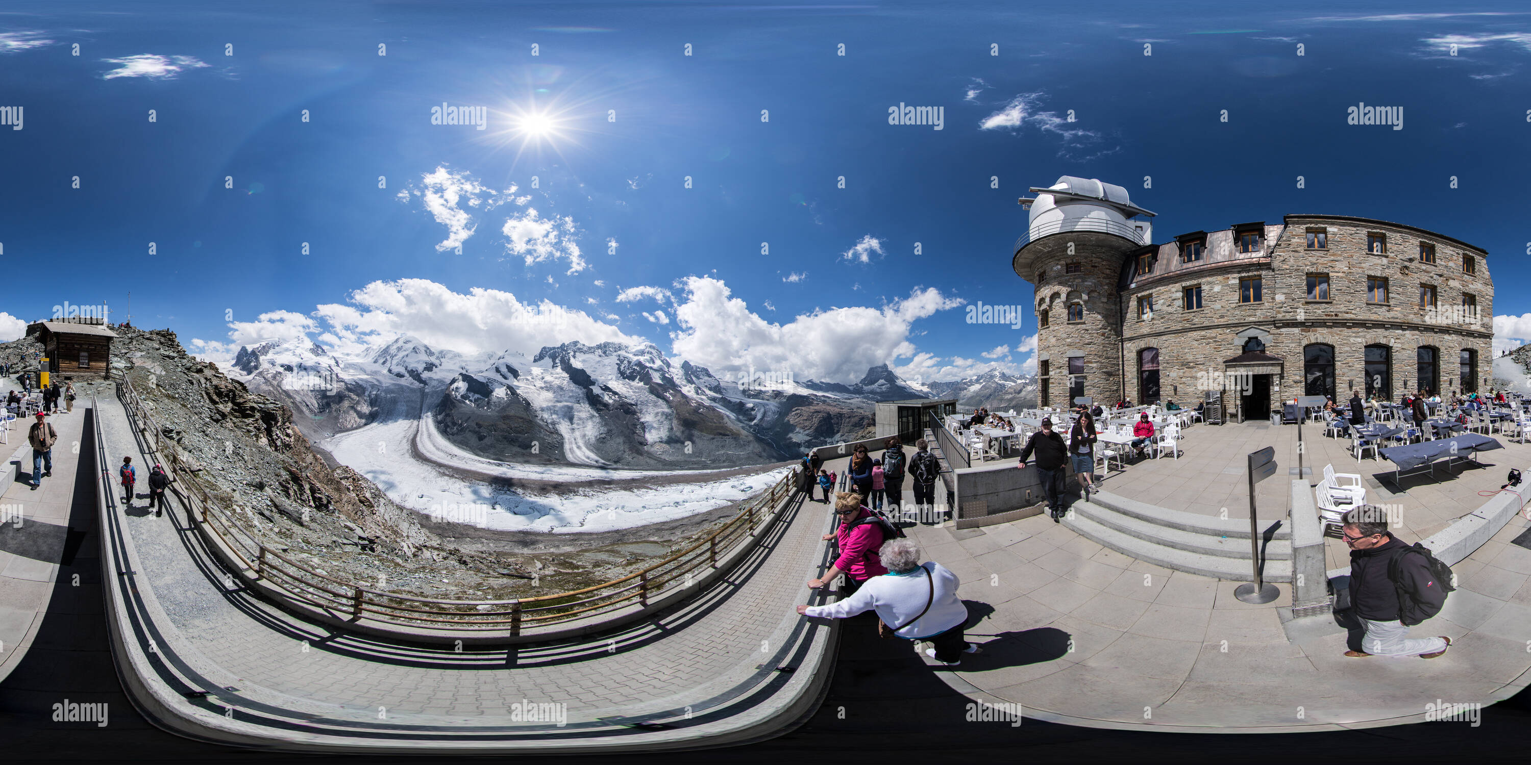 Summit of gornergrat hi-res stock photography and images - Alamy