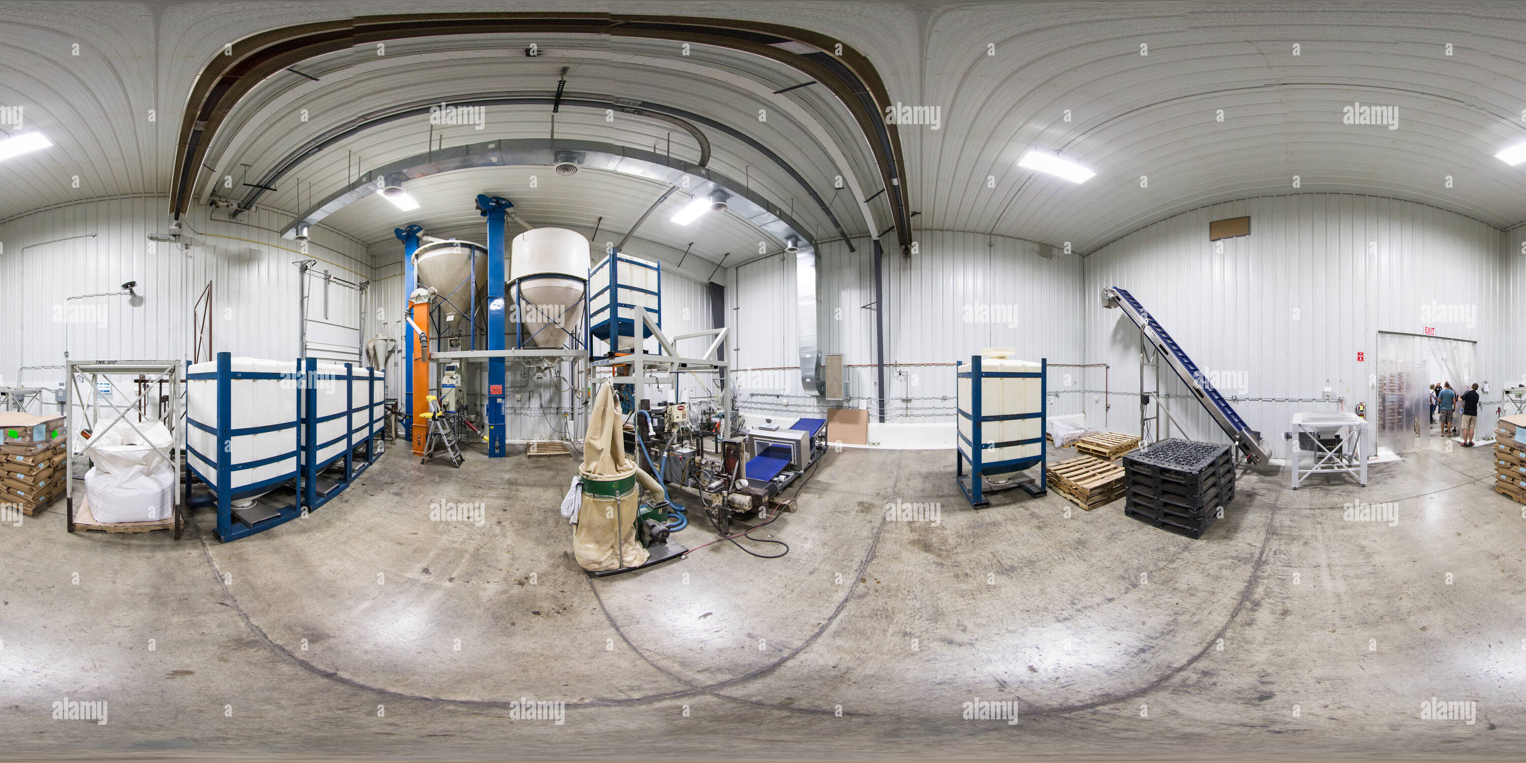 360° view of Inside the grain place - Alamy