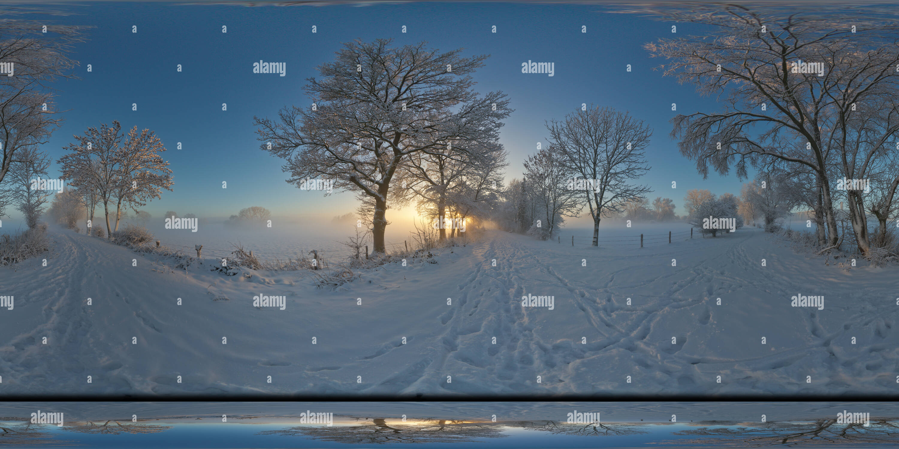 360° view of Fog and ice - Alamy