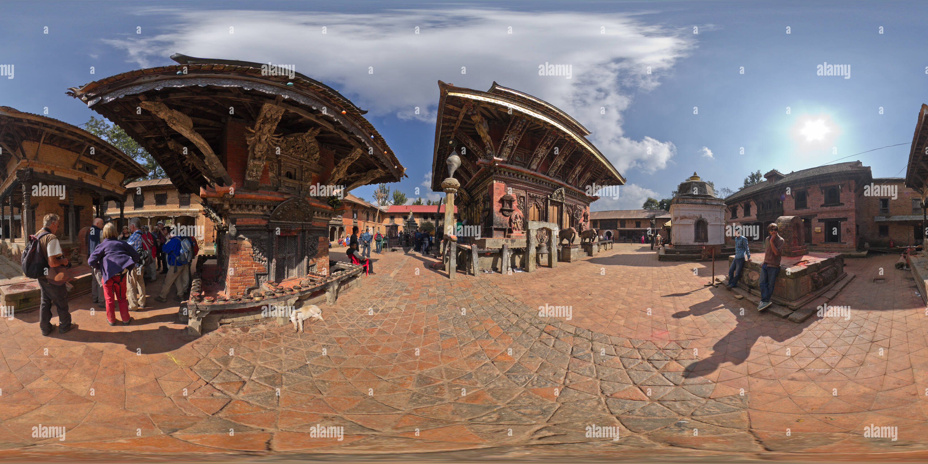 360° view of Changu Narayan Temple - Alamy