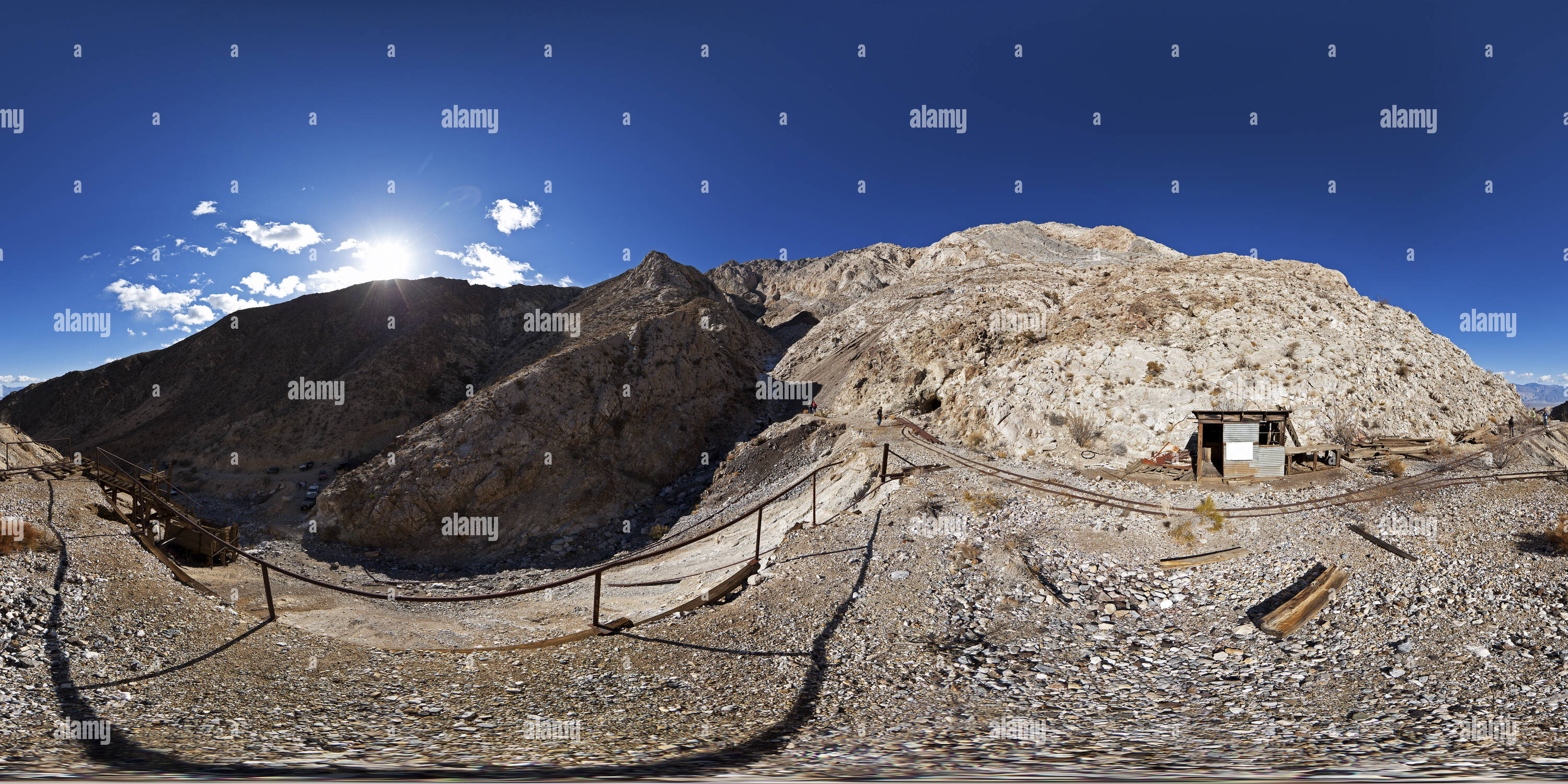 360° view of Defense Mine, Upper View, Panamint Valley Ca - Alamy