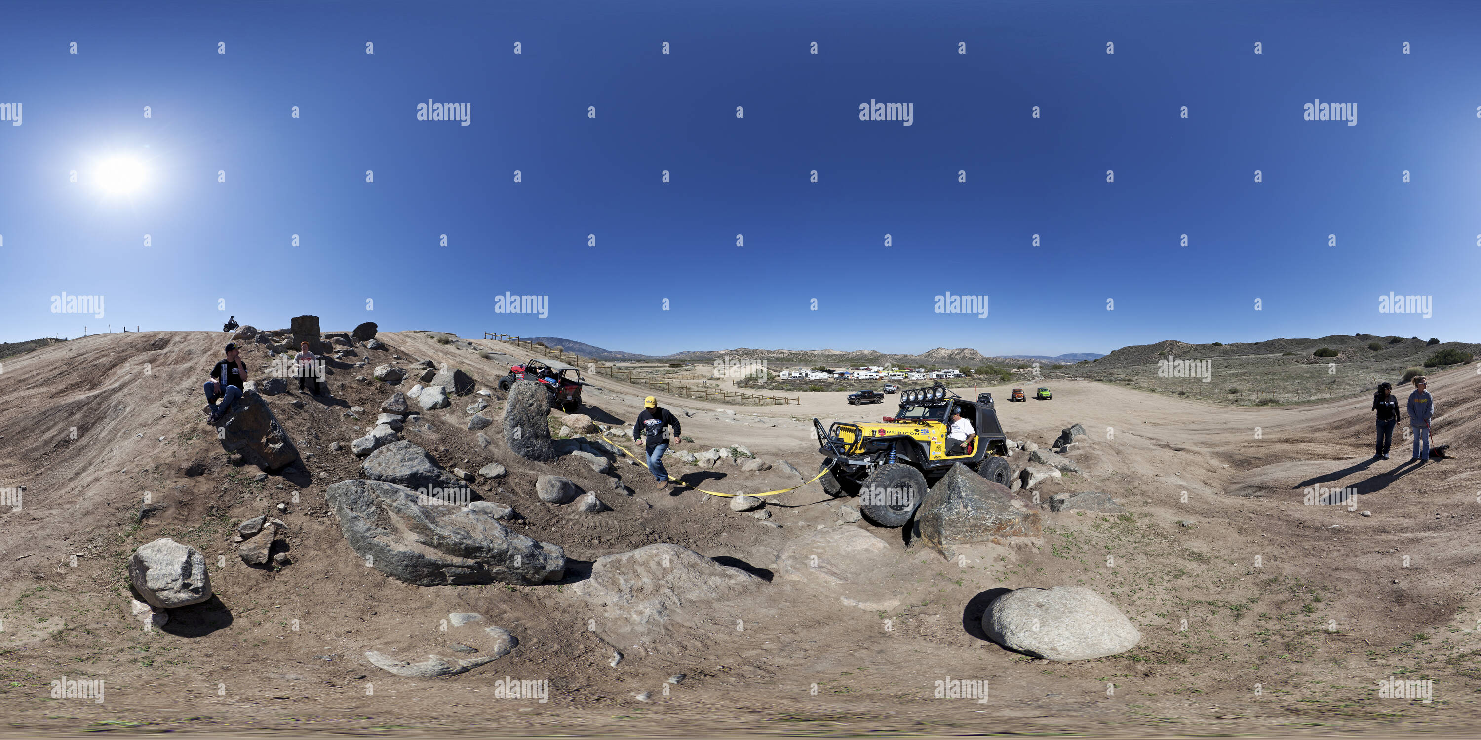 360° view of Hungry Valley SVRA four-wheel drive obstacle course - Alamy