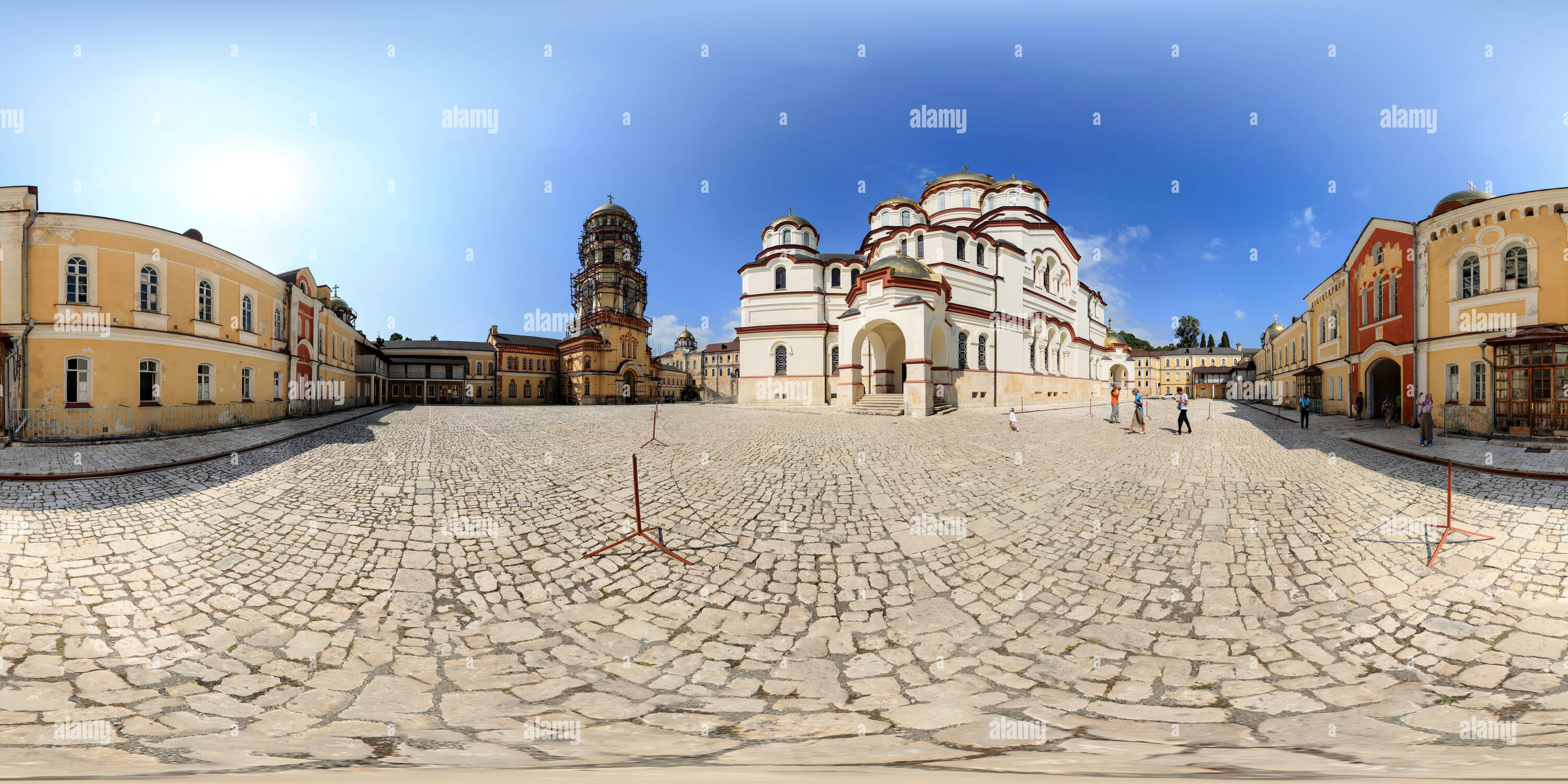 360° view of New Athos Monastery, Abkhazia, gudauta district of ...