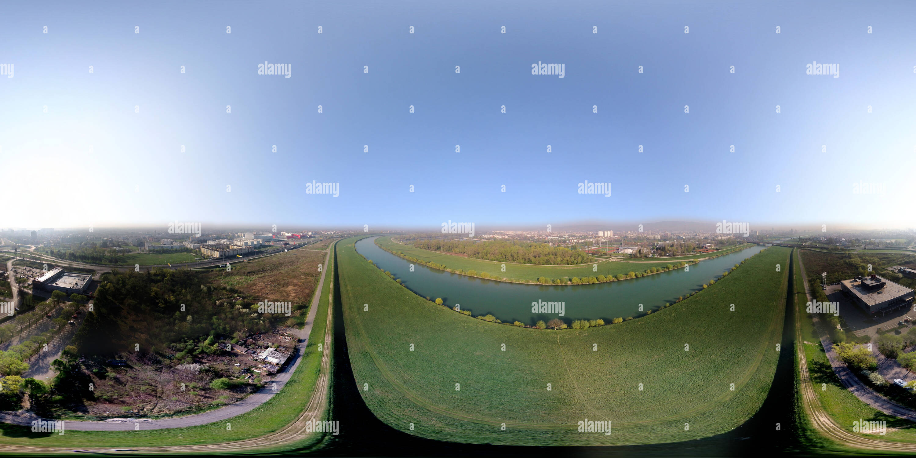 360° view of Zagreb 4 years later - Alamy