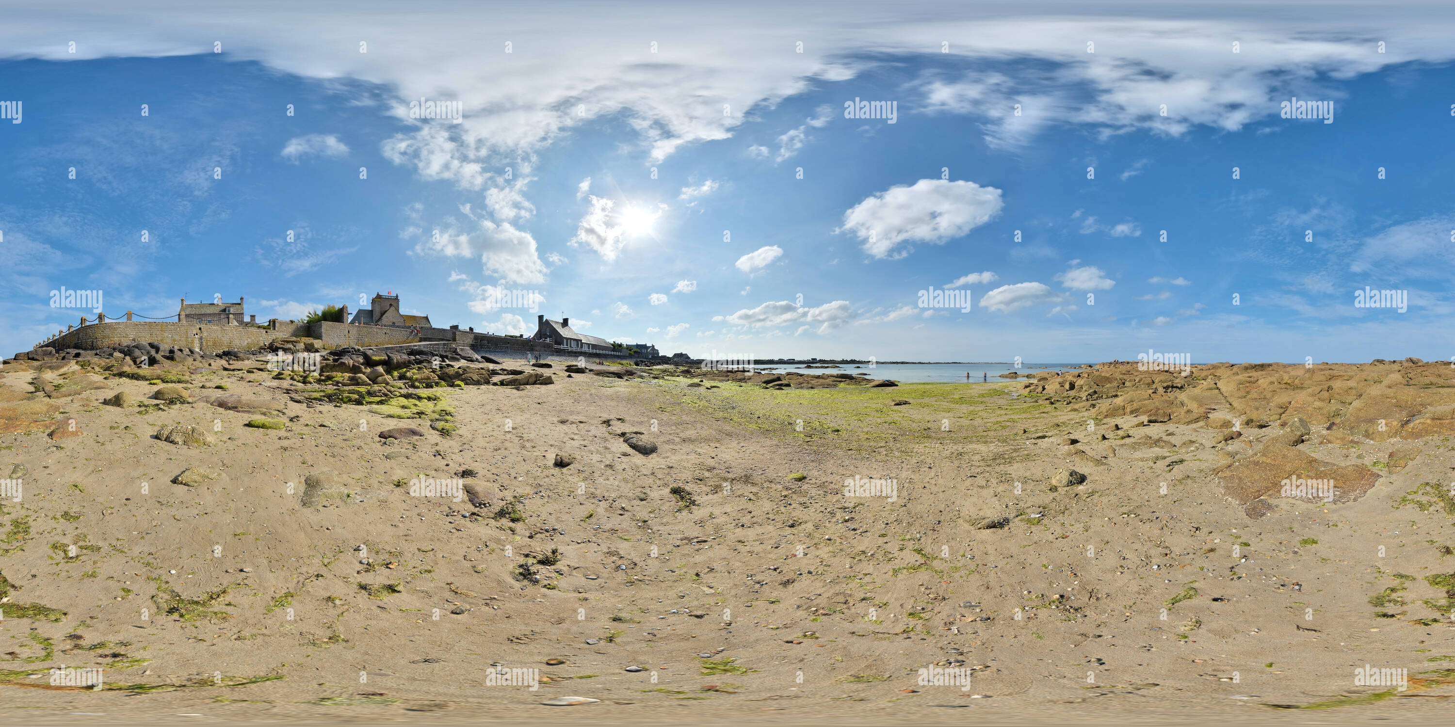 360° view of Plage de Barfleur - France - Alamy