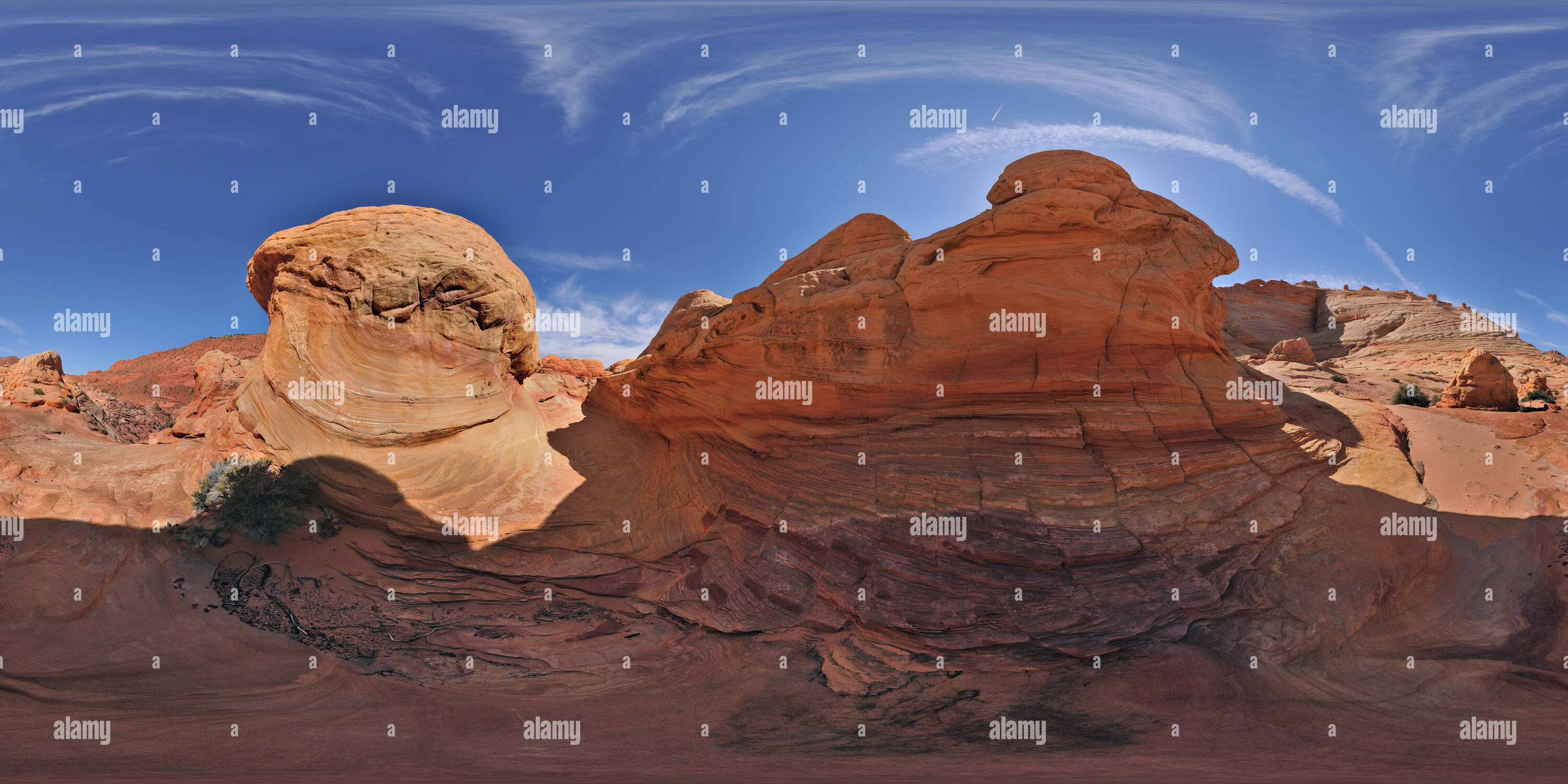 360° view of The Wave, Coyote Buttes North, Arizona, 5312 - Alamy