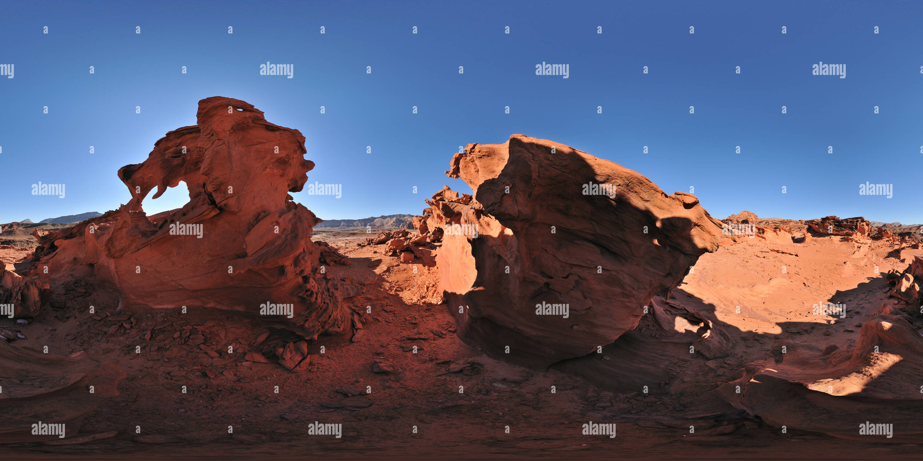 360° view of Rock Formation Little Finland, Nevada, USA, 4 - Alamy