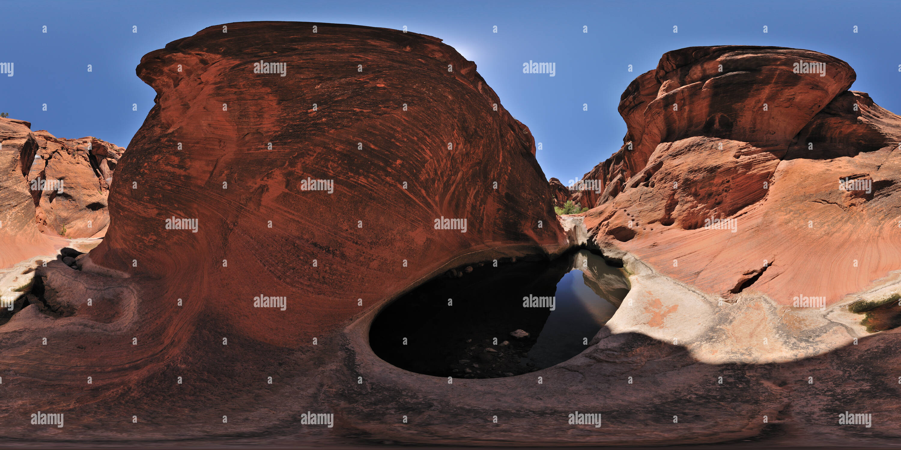360° view of Red Cliffs National Conservation Area, St. George, Utah ...