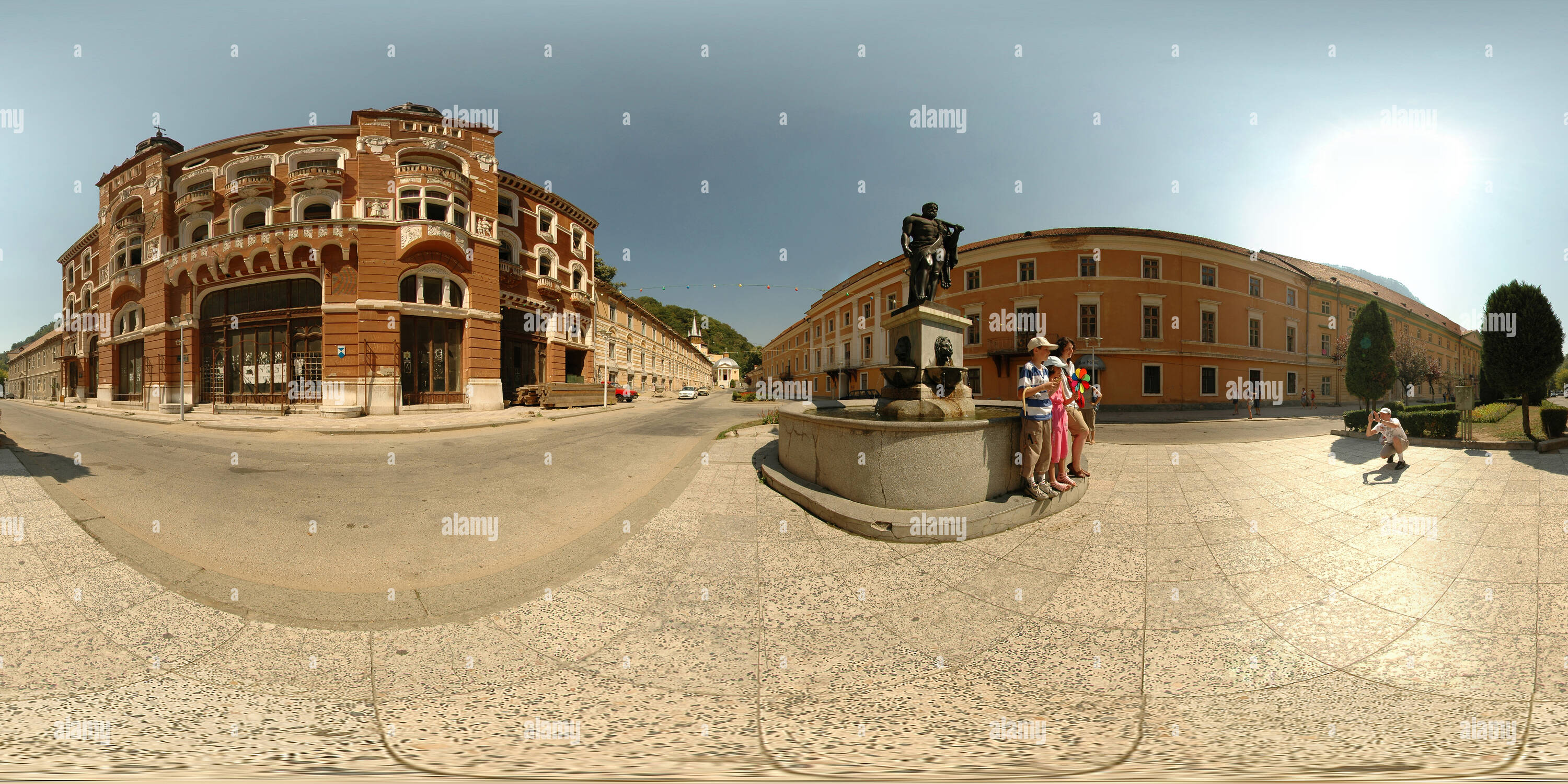 360° view of Statue of Hercules, Baile Herculane, Romania - Alamy
