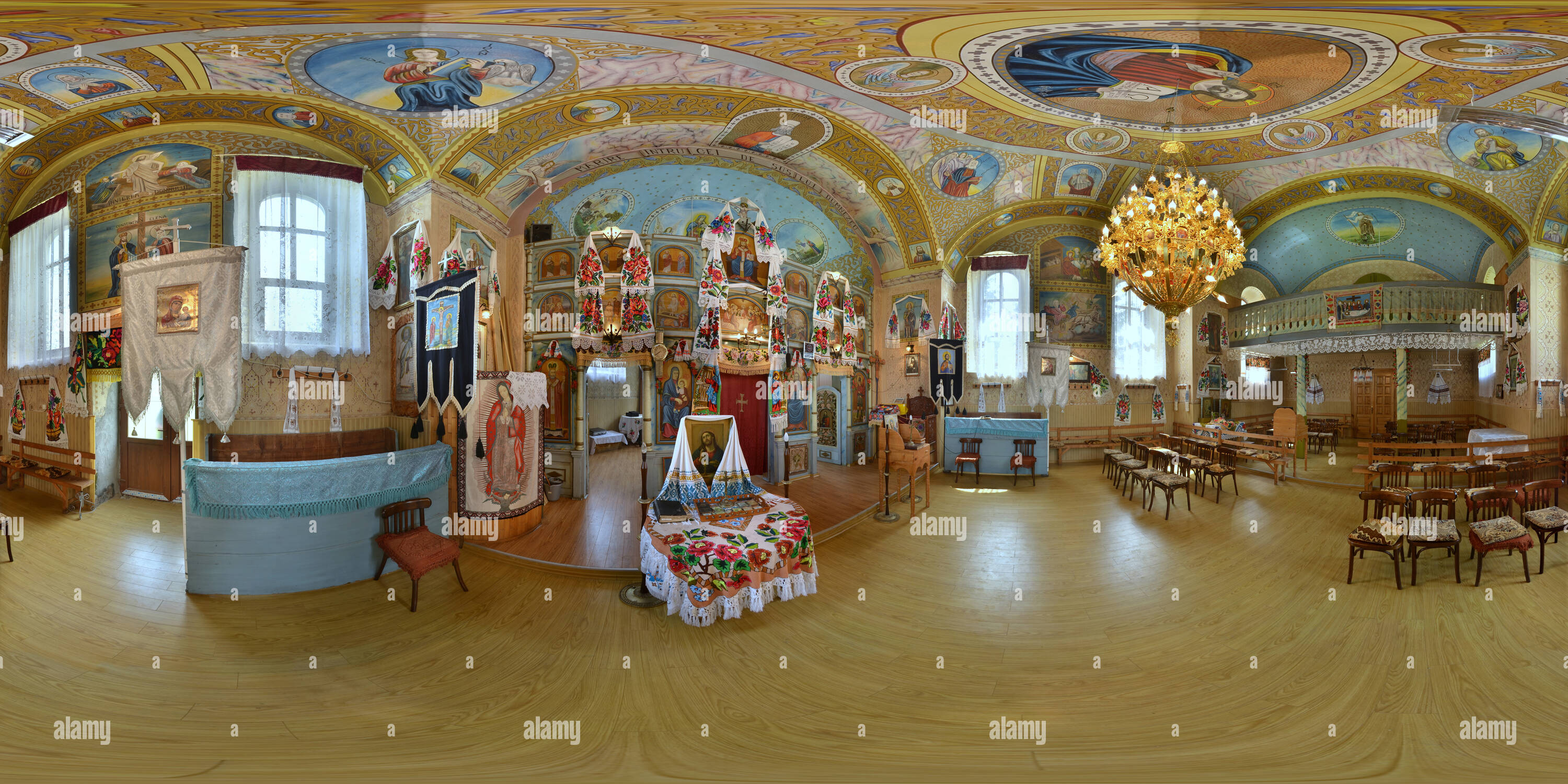 360° view of „Sf Proroc Ilie” (Holy Prophet Elijah) church 1905 ...