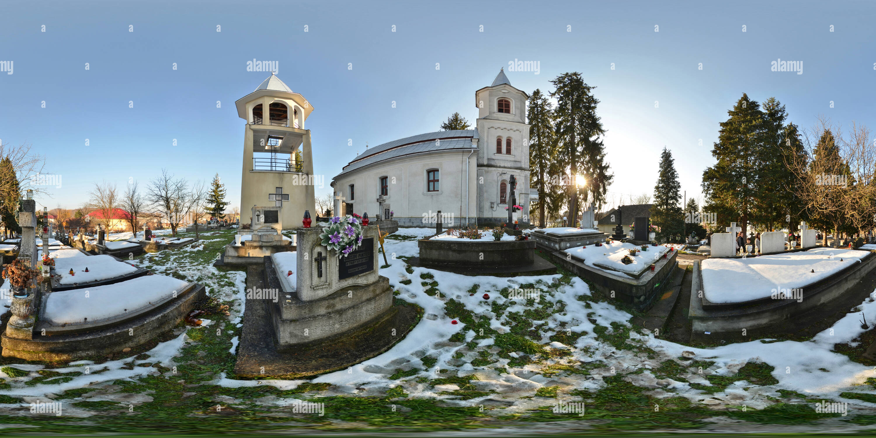 360° view of „Nasterea Maicii Domnului” (Virgin Birth) church 1824 ...