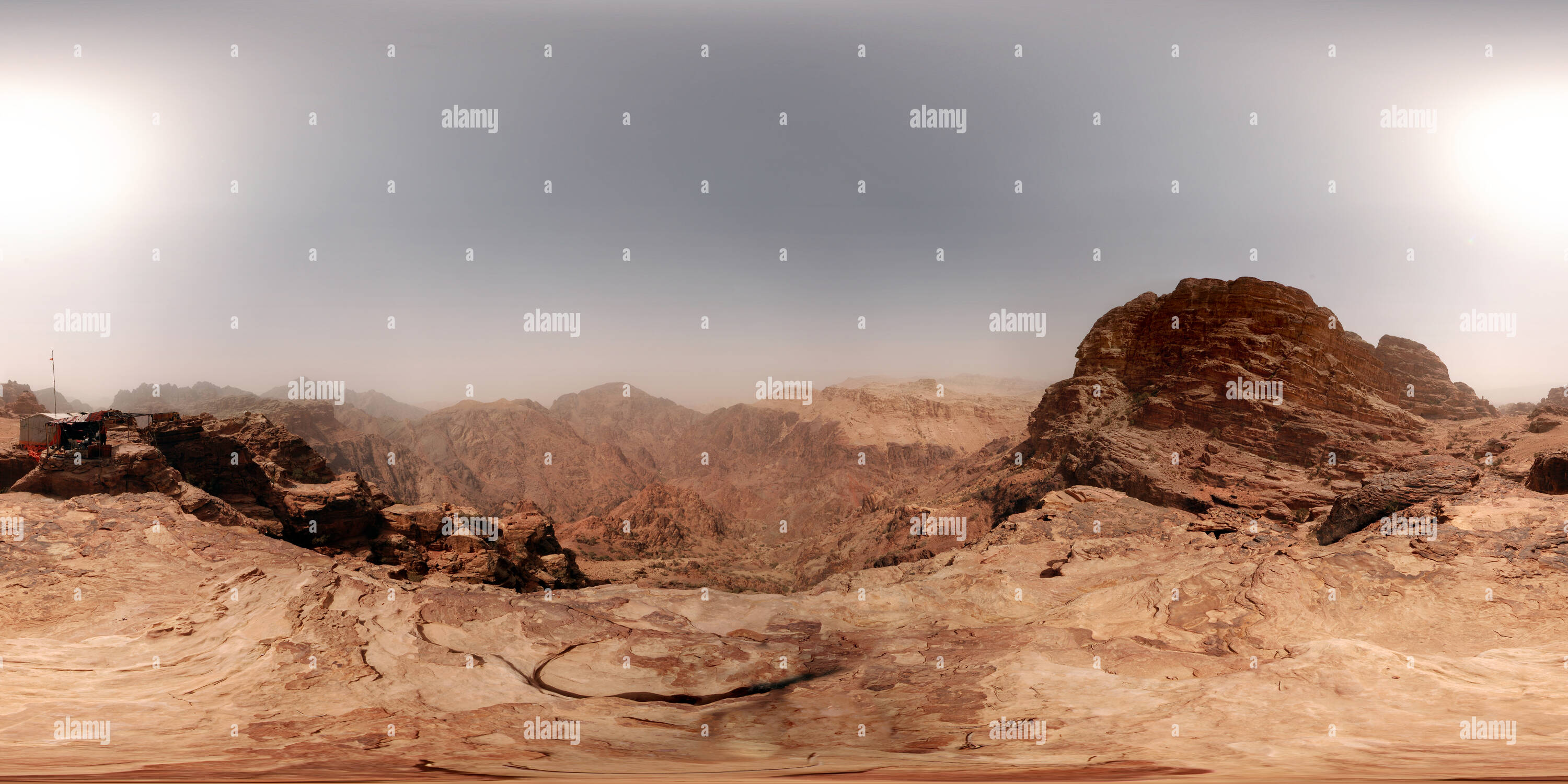 360° view of Petra, Sacrifice View - Alamy