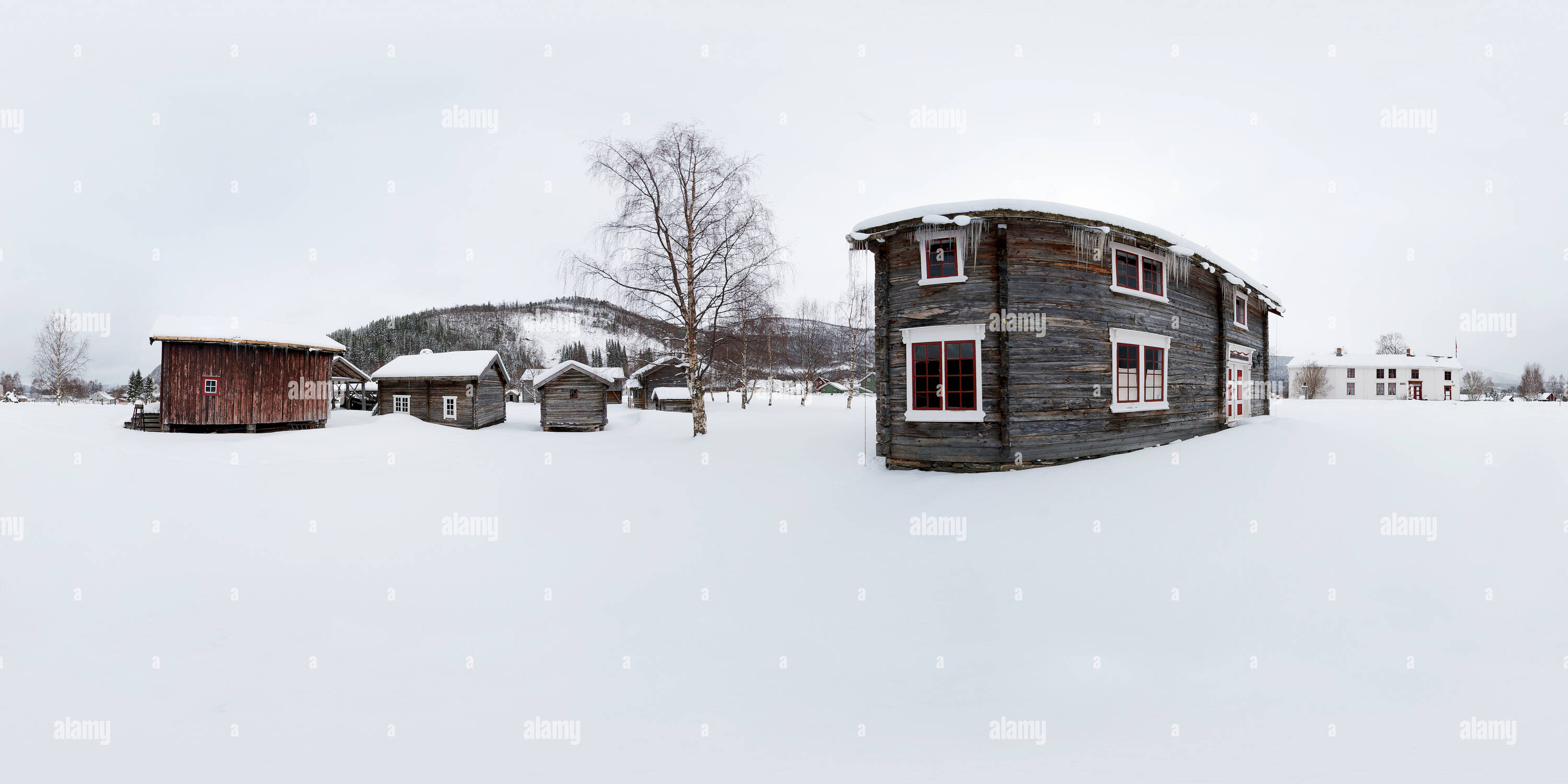 360° view of Saltdal Museum, Rognan, Norway - Alamy