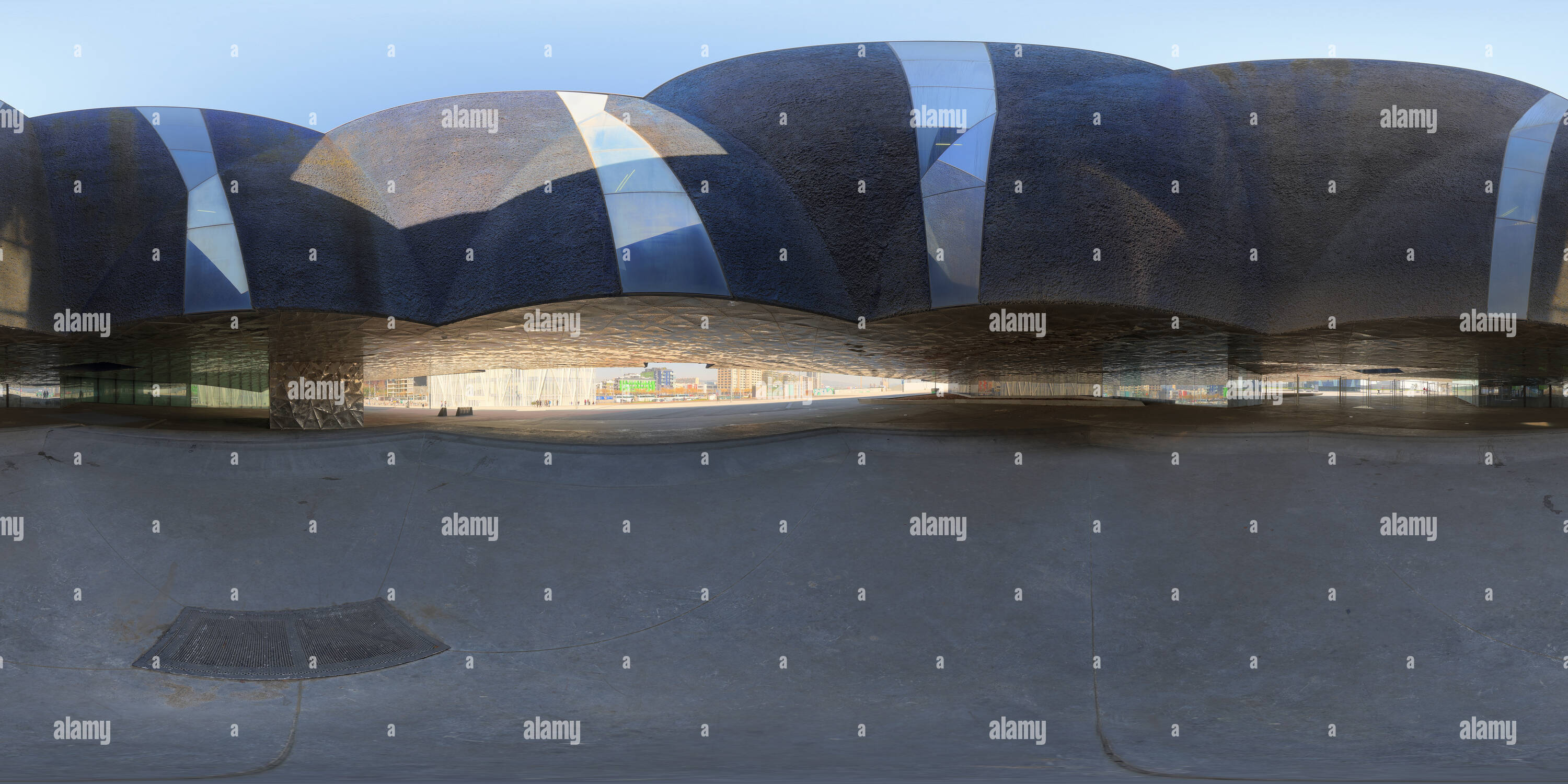 360° view of Barcelona Forum Building - Alamy