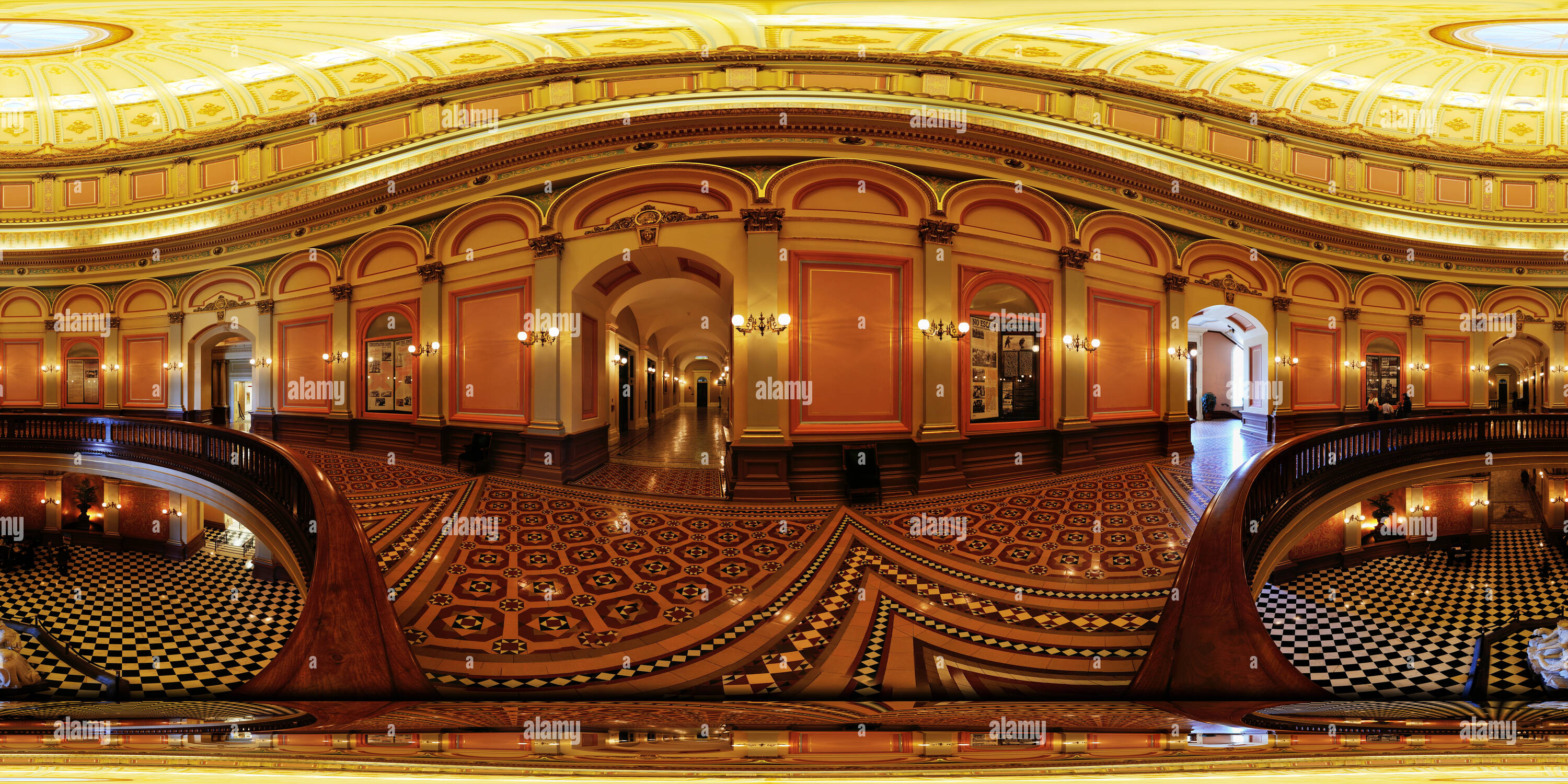 360° view of California State Capital Rotunda from the Second Floor - Alamy