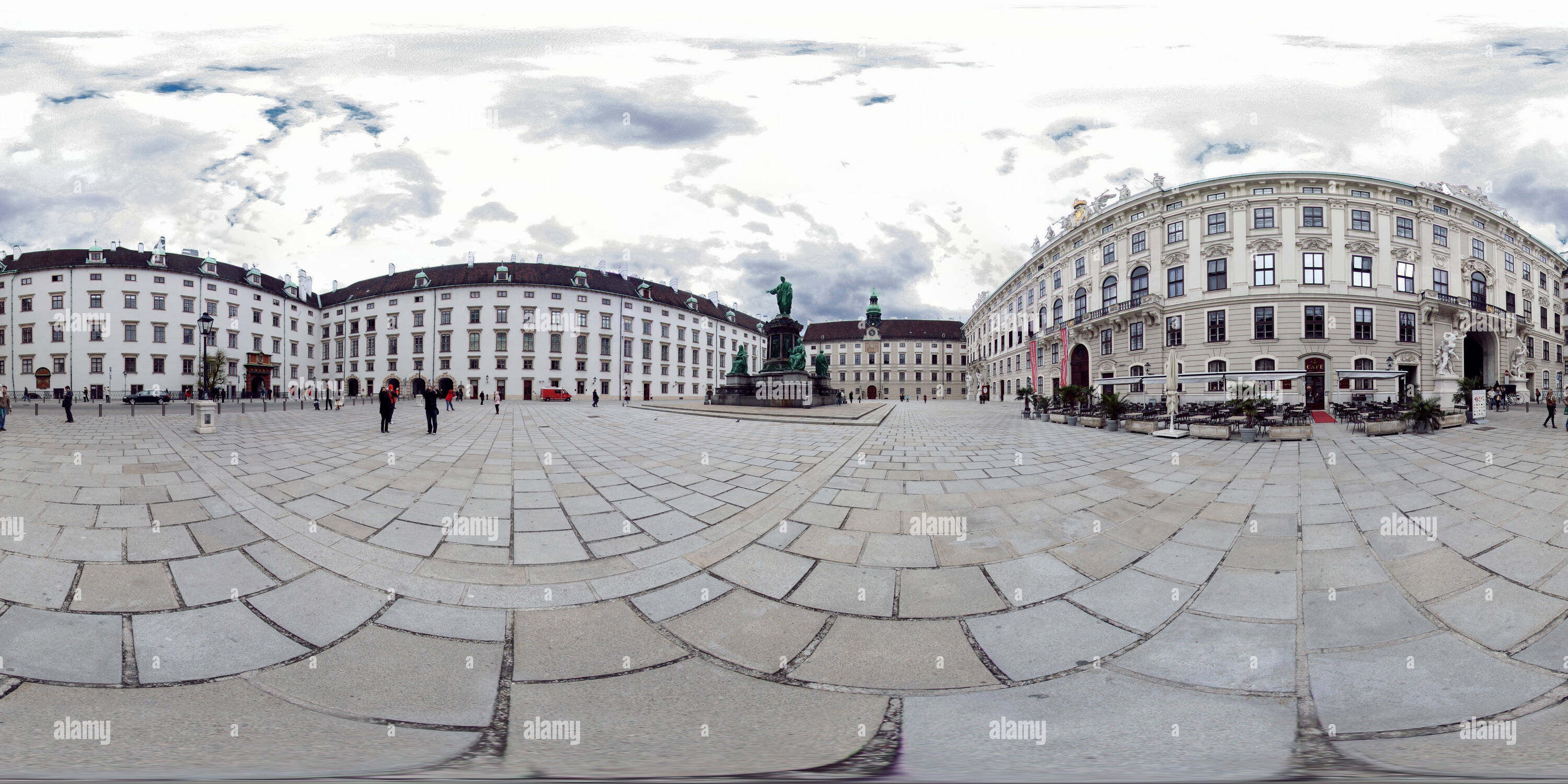 360° view of Statue of Emperor Francis II - Hofburg Palace - Alamy