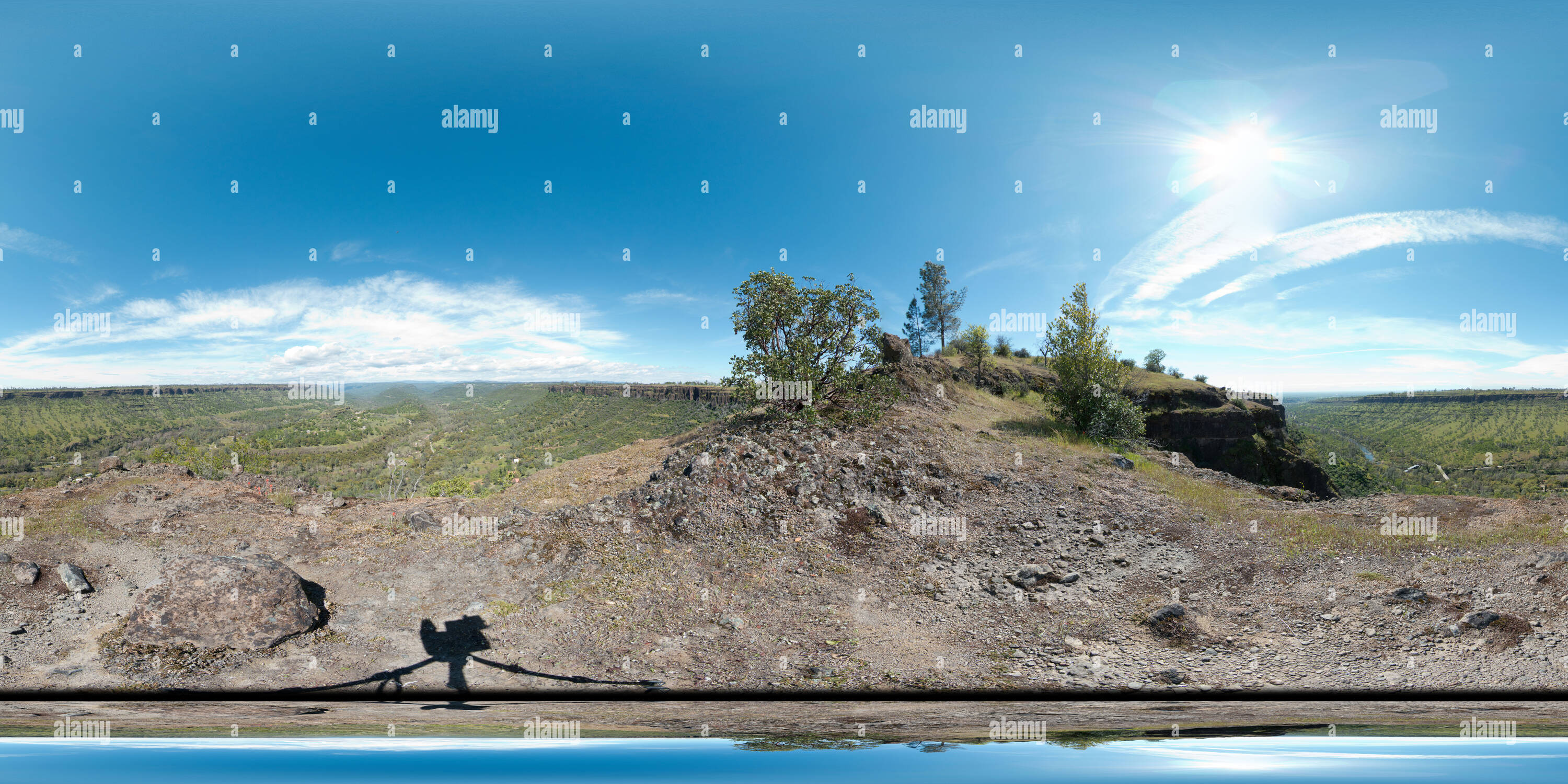 360° view of Butte Creek Canyon - Alamy