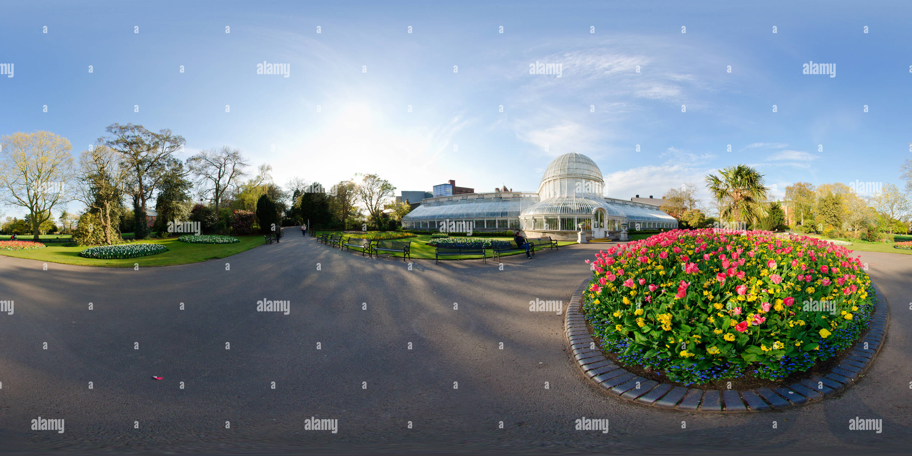 360° view of Botanic Garden #1 - Alamy