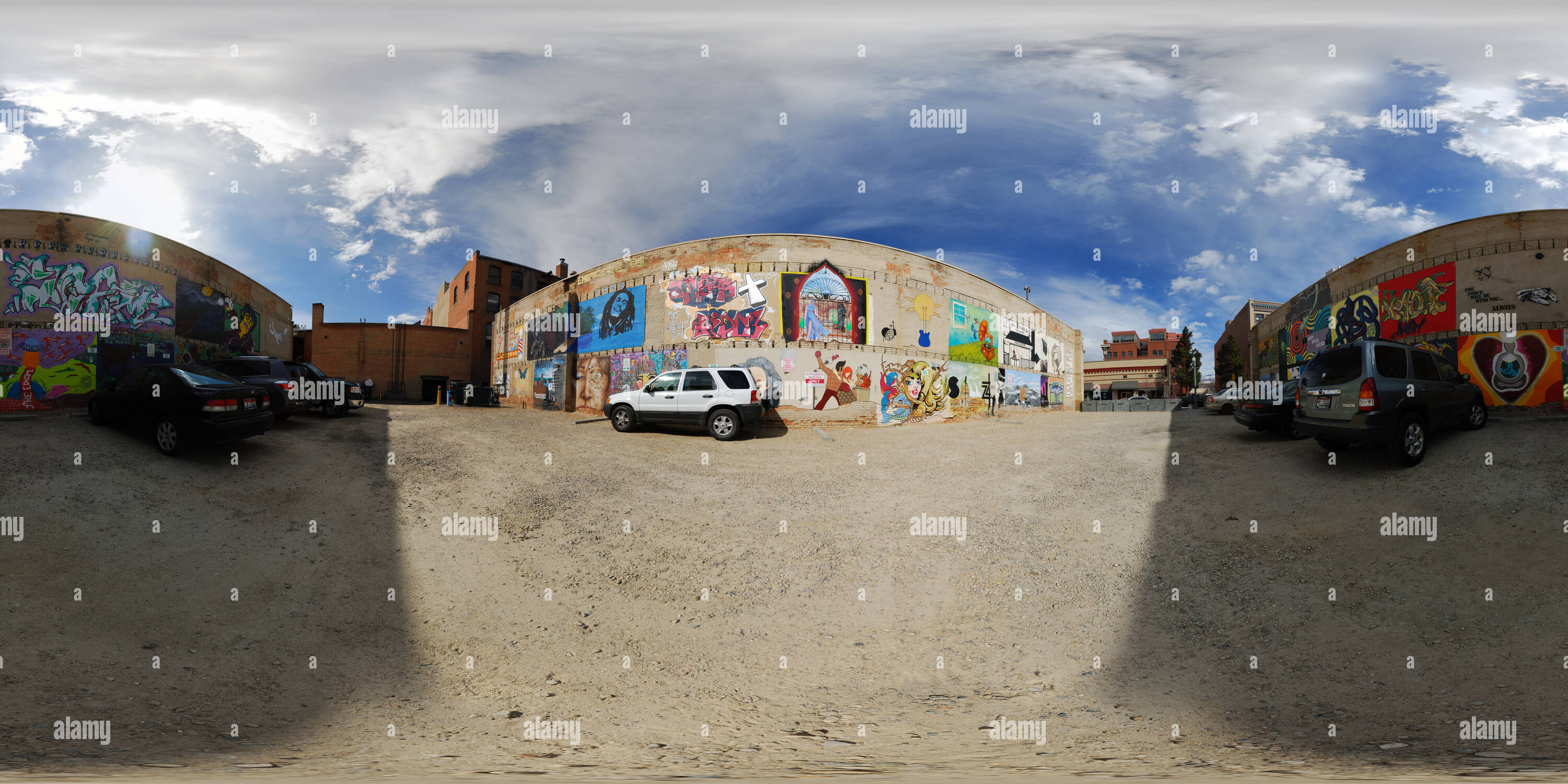 360° view of Freak Alley 2, Boise, Idaho, USA - Alamy