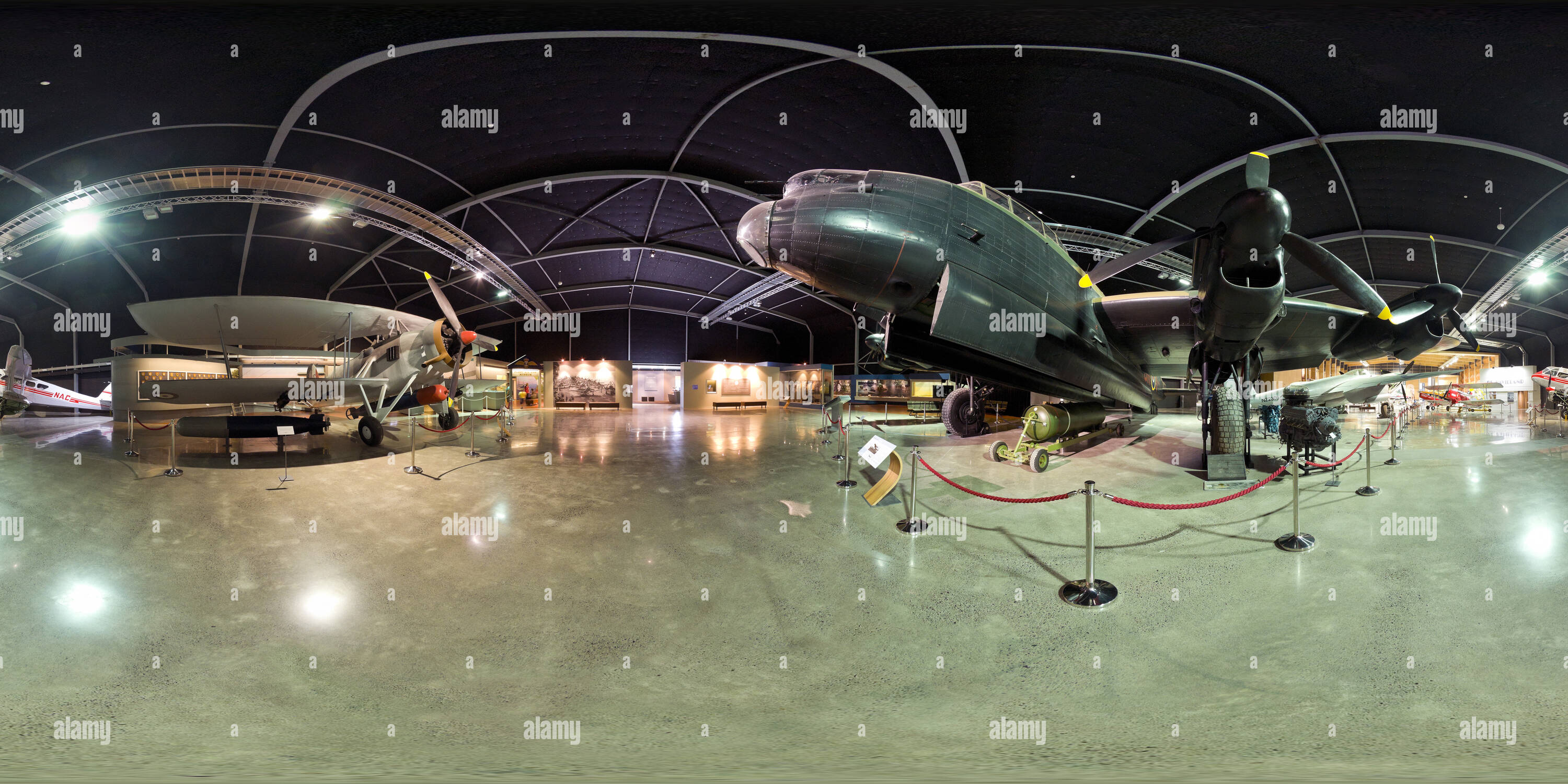 360° view of Avro Lancaster Mk VII at MOTAT NZ - Alamy