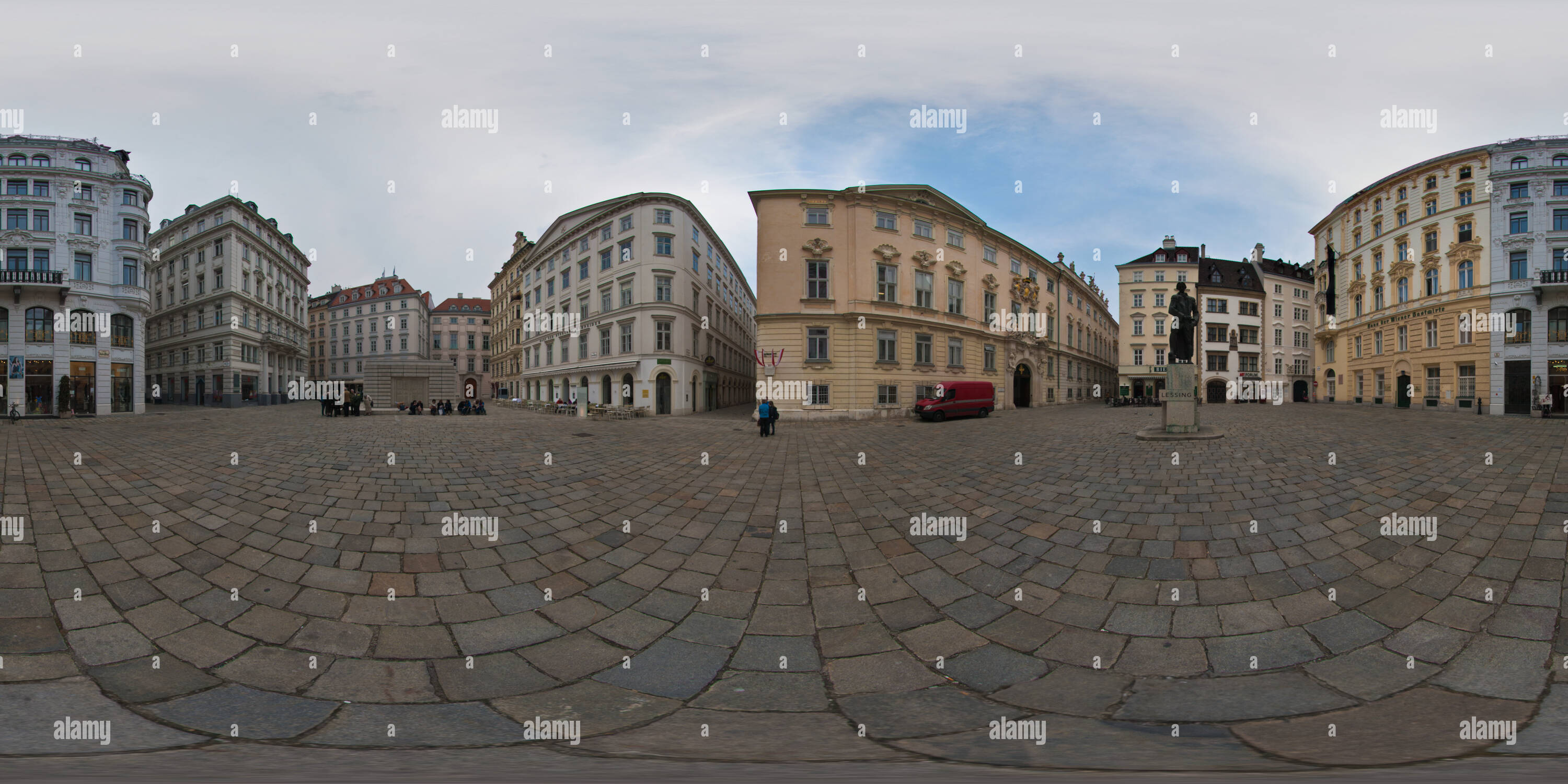 360° view of Holocaust Memorial (Judenplatz), Vienna - Alamy