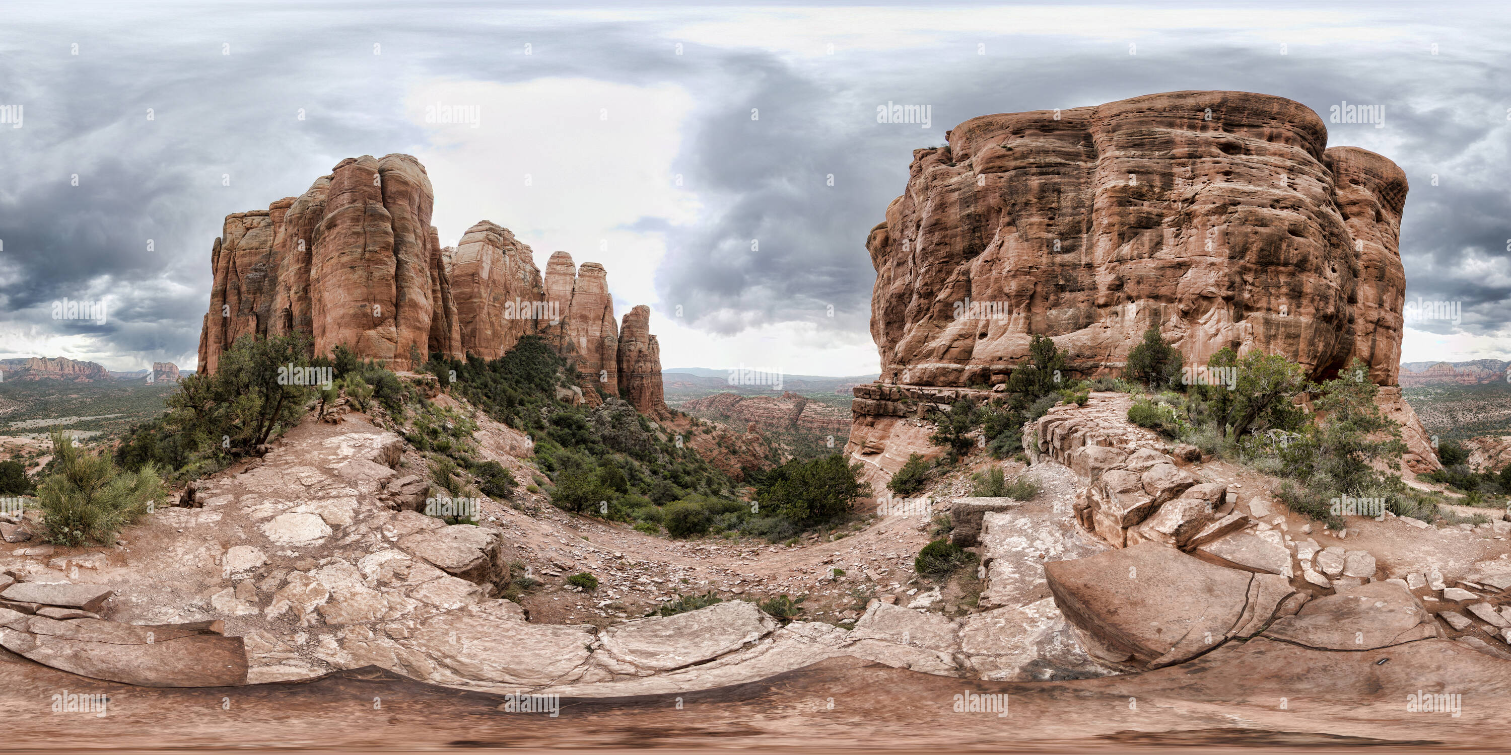 360° view of Cathedral Rock, Sedona - Alamy