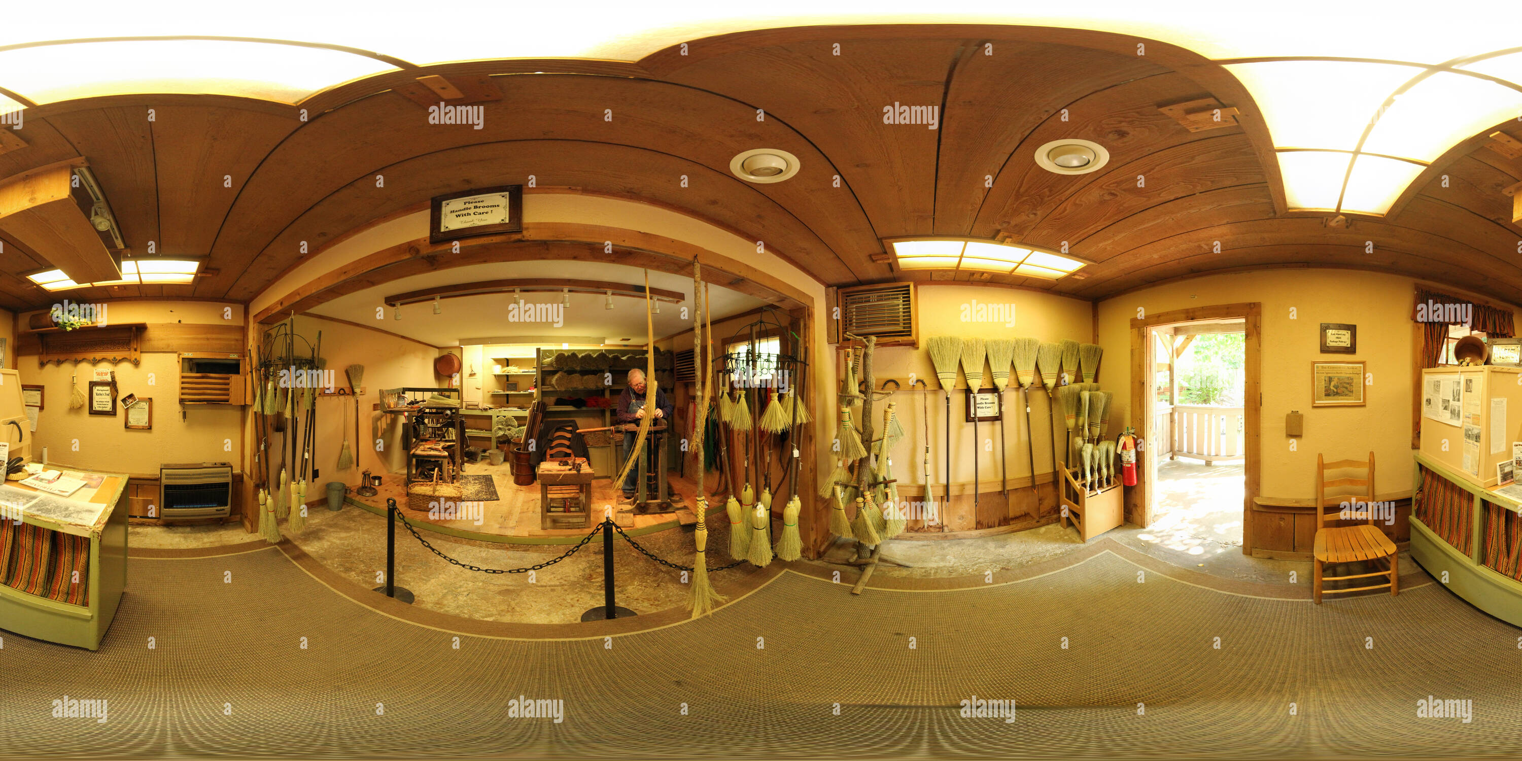 360° view of Silver Dollar City Broom Shop - Alamy