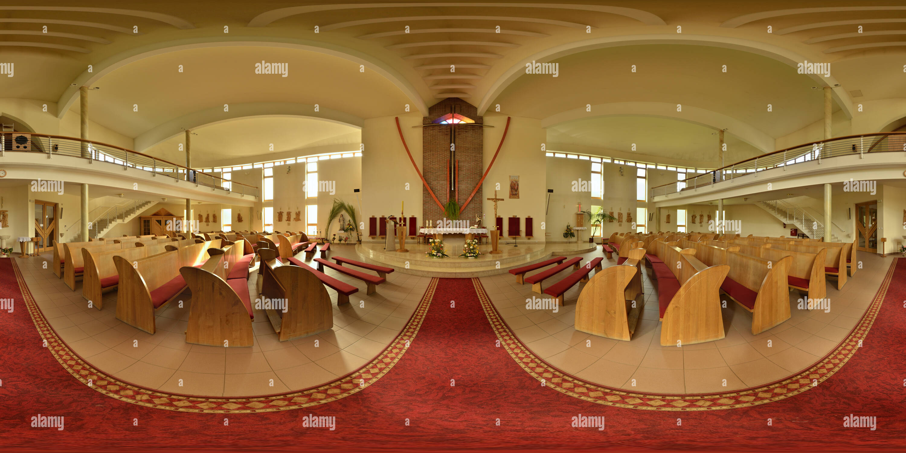 360° view of hurch of the Sacred Heart - Interior - Alamy
