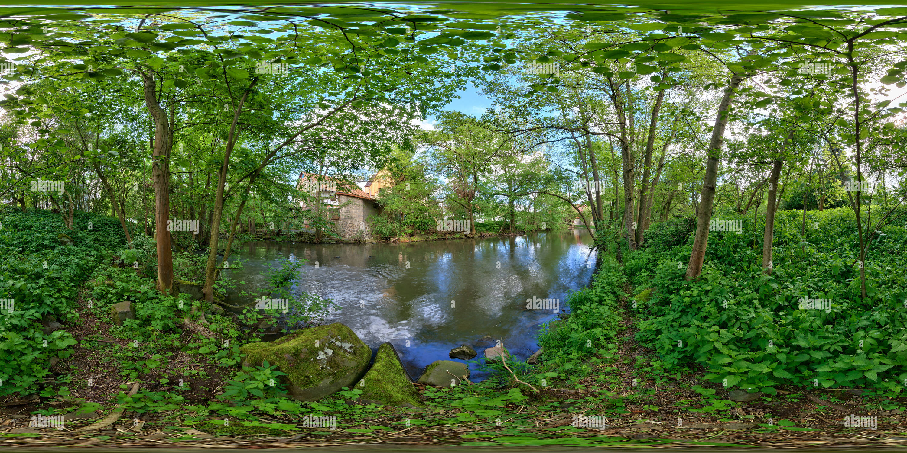360° view of Die Schwalm in Altenburg - Alamy