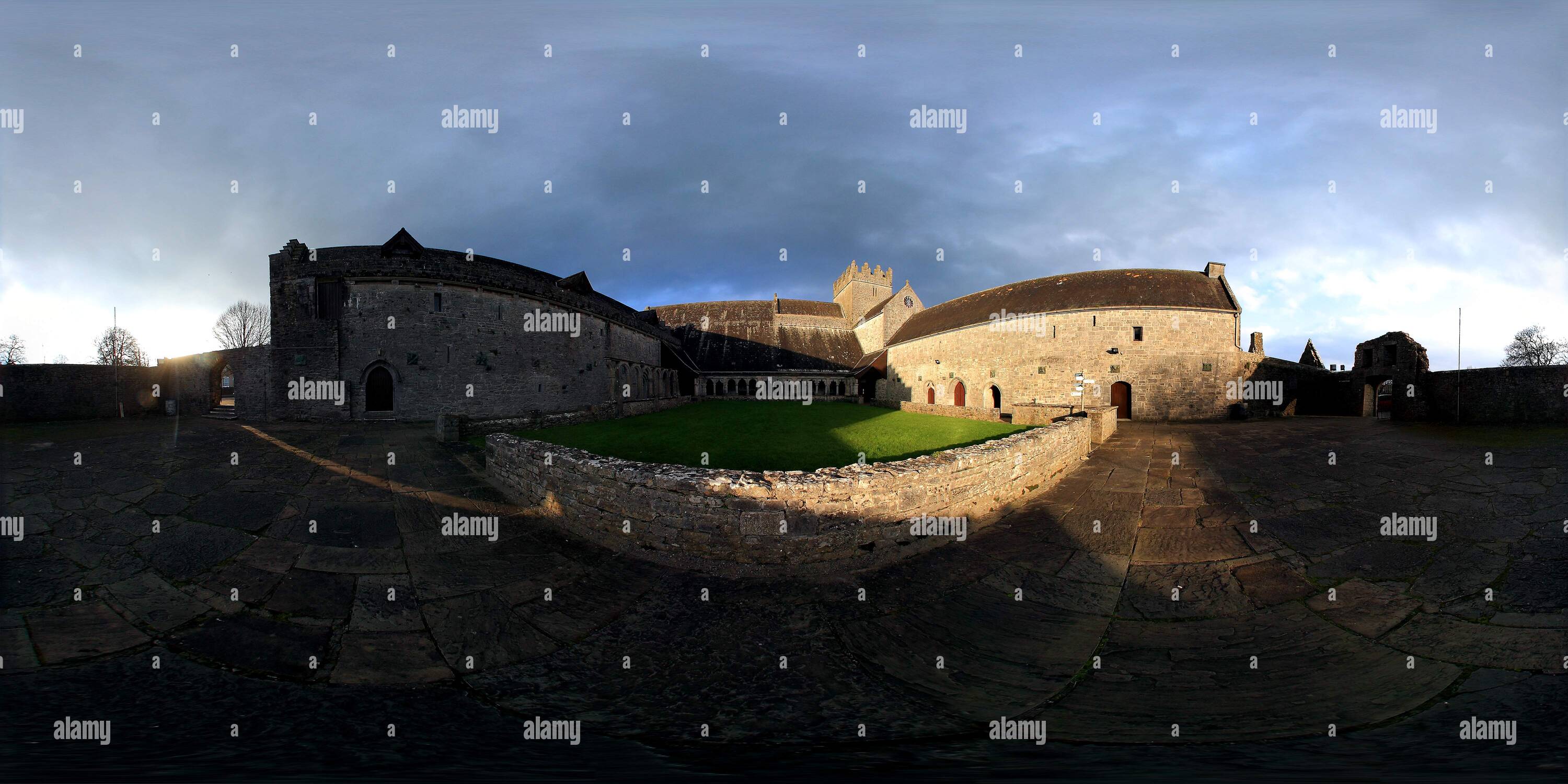 360° view of Holy Cross Abbey - Ireland - Alamy