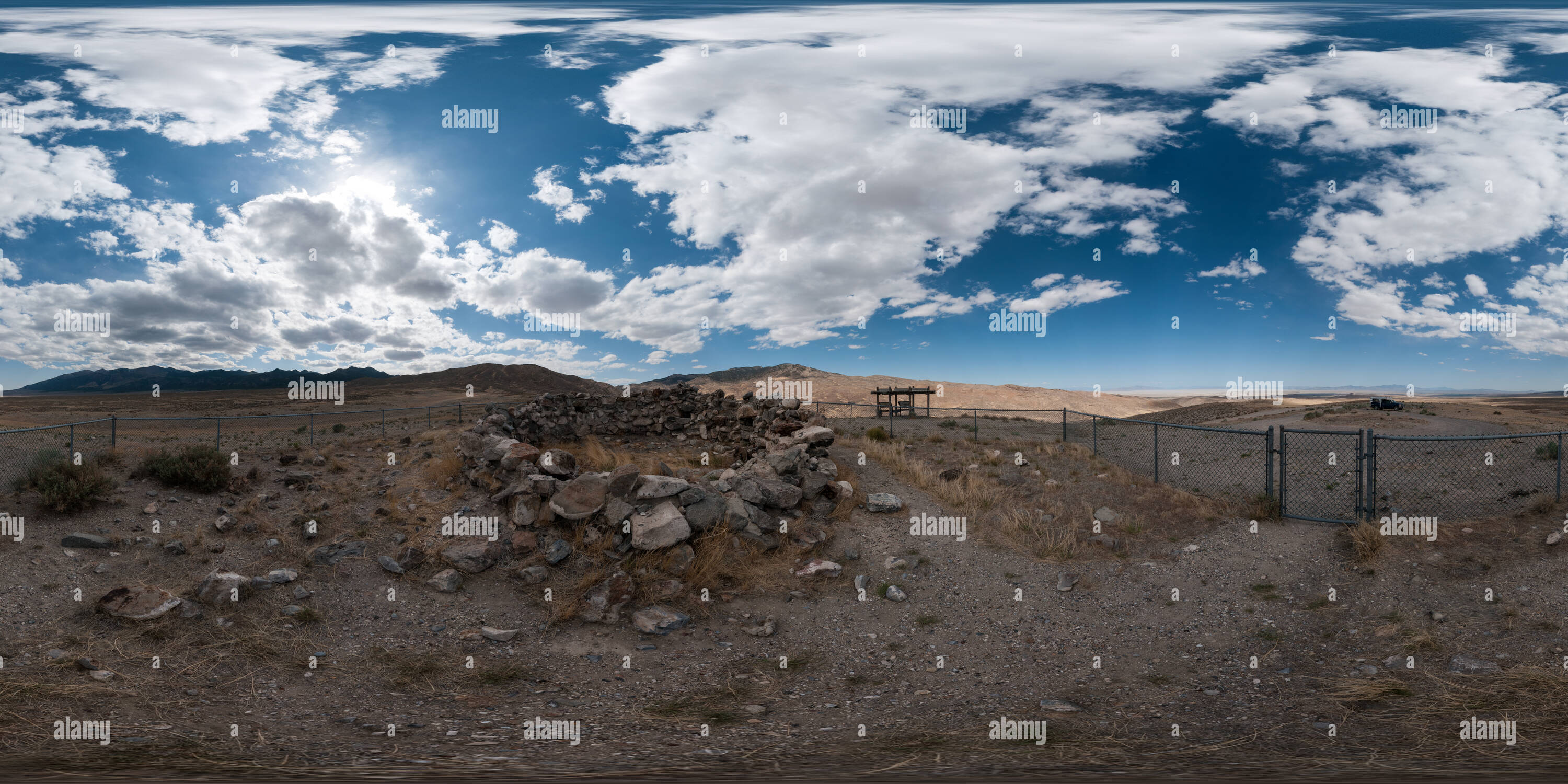 360° view of Canyon Station (Overland Canyon) pony express station ...