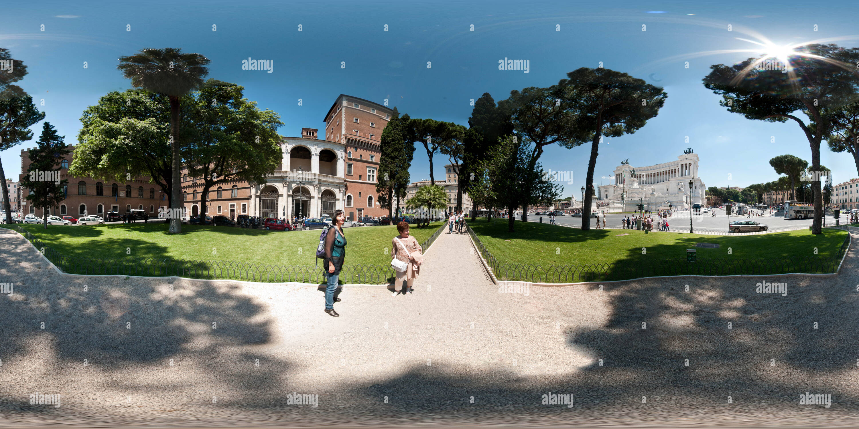 360° view of Roma - Vittoriano - Alamy