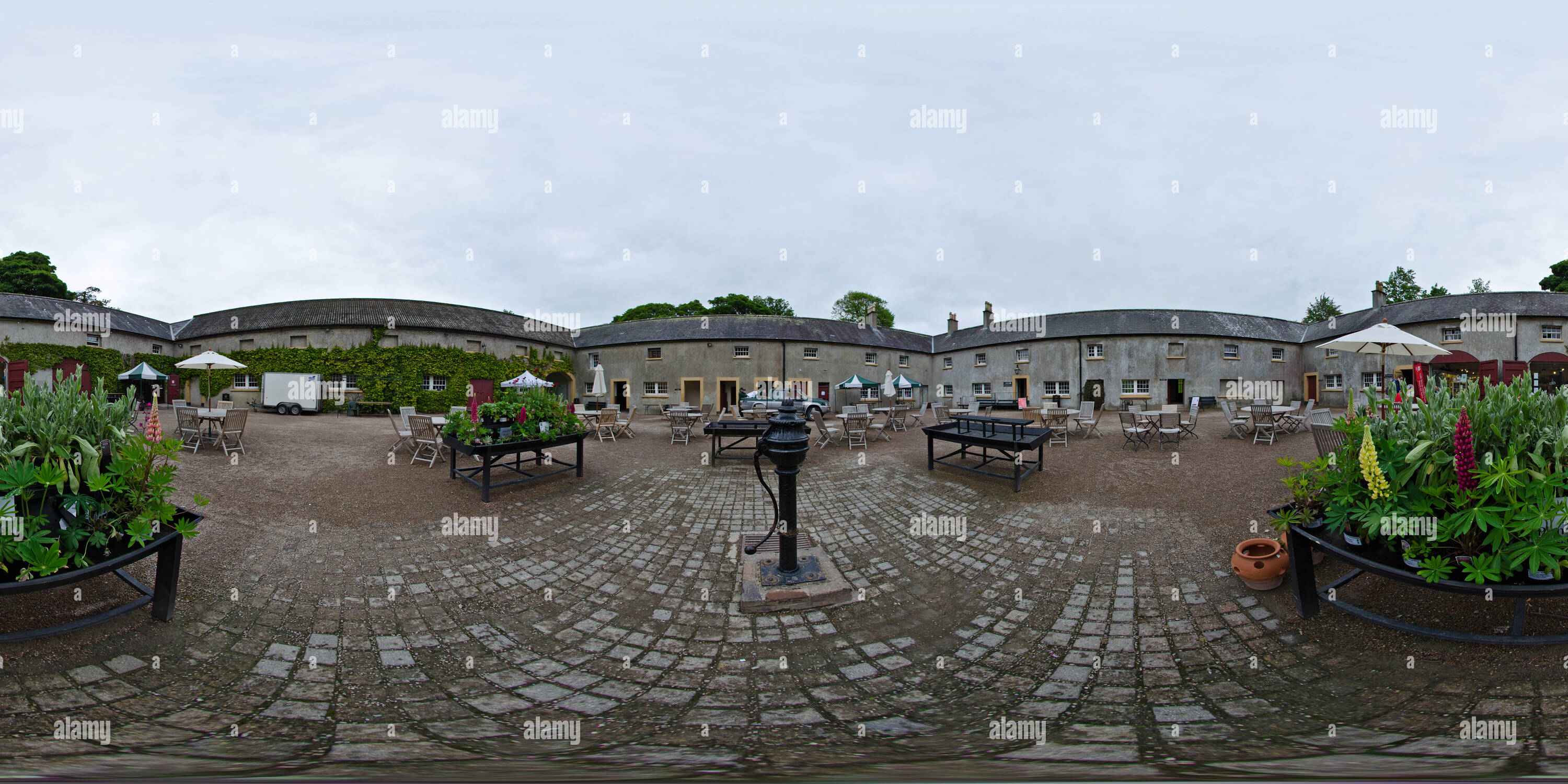 360° view of Castle Ward Historic House 3 - Alamy