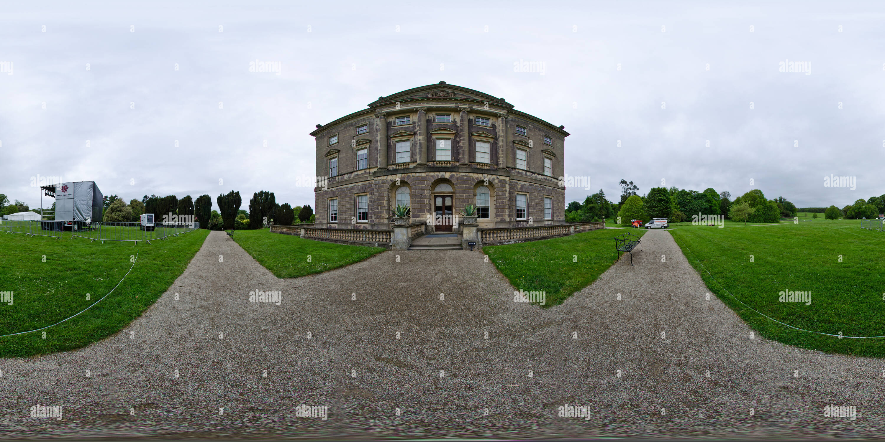 360° view of Castle Ward Historic House 4 - Alamy