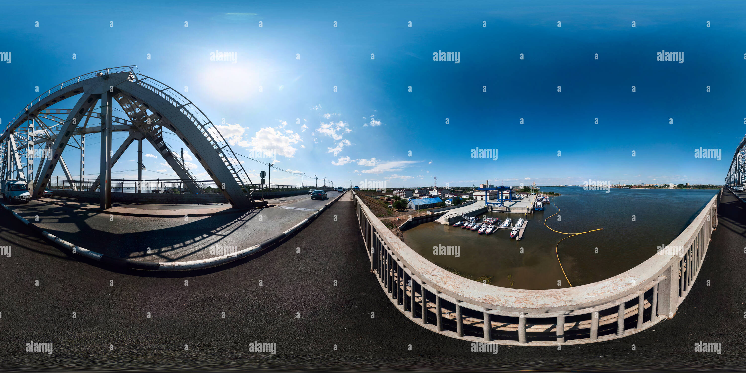 360° view of Old German bridge - Alamy