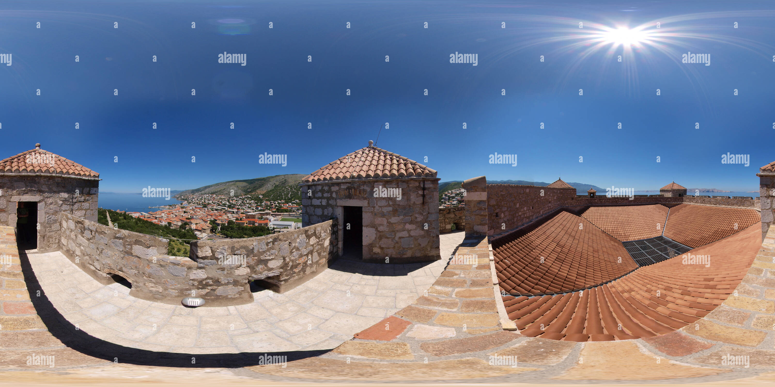 360° view of Nehaj fortress in Senj - Alamy