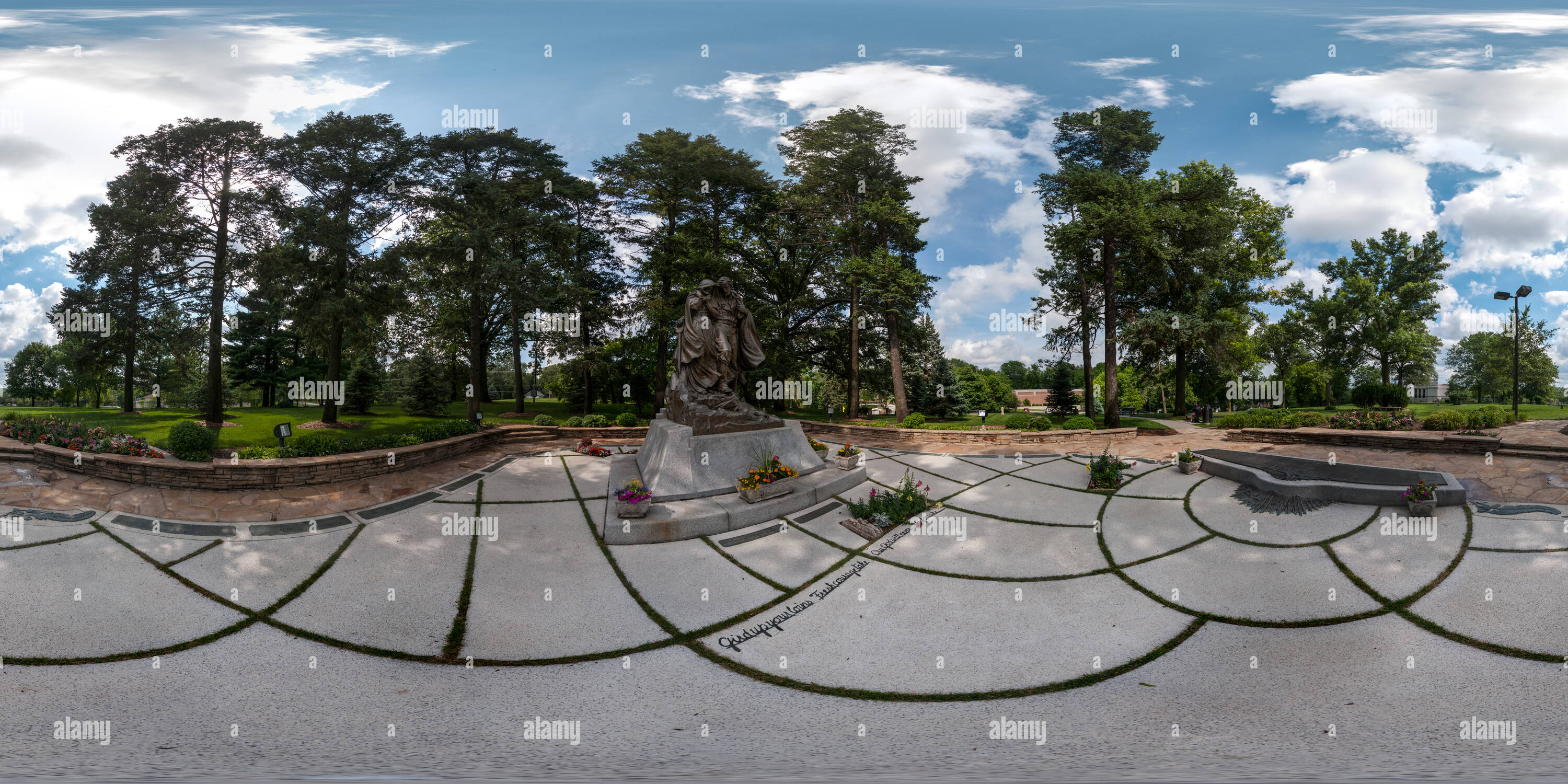 360° view of Tragedy at Winter Quarters, Florence, Nebraska - Alamy