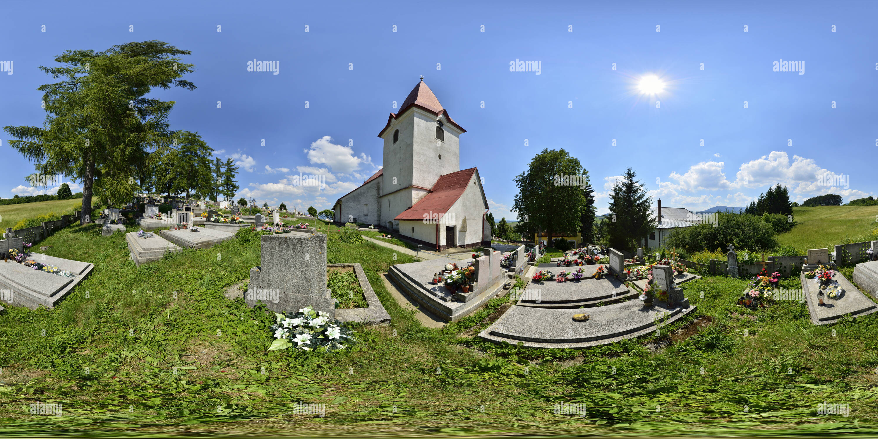 360° view of Church - Valca - Alamy