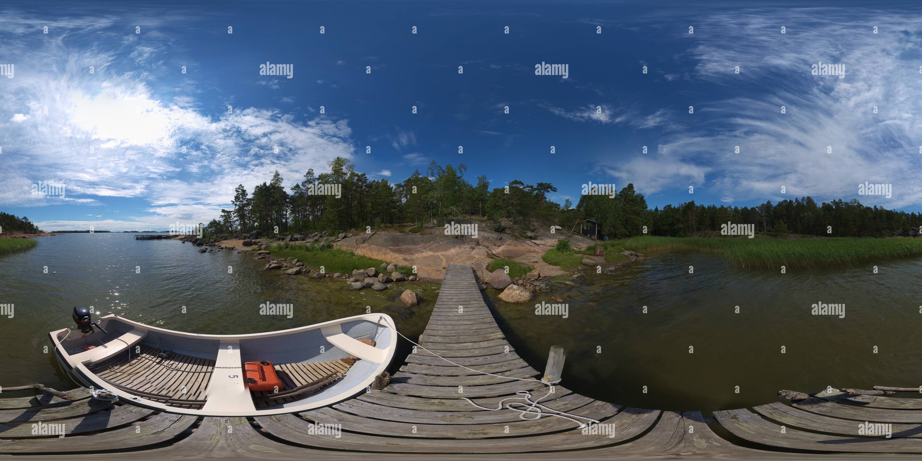 360° view of A Summer Cottage - Alamy