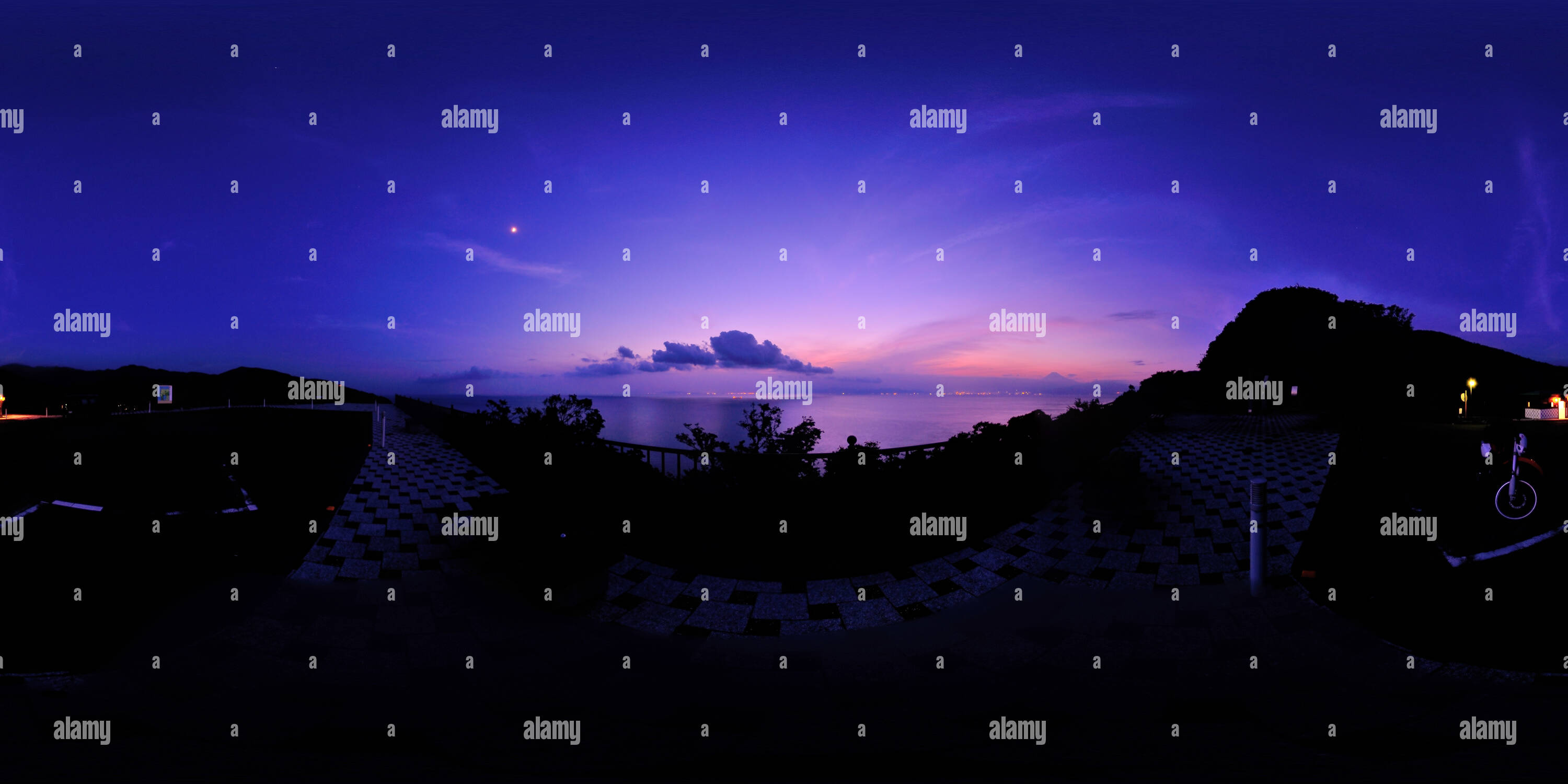 360° view of Mt Fuji and Suruga bay - Alamy
