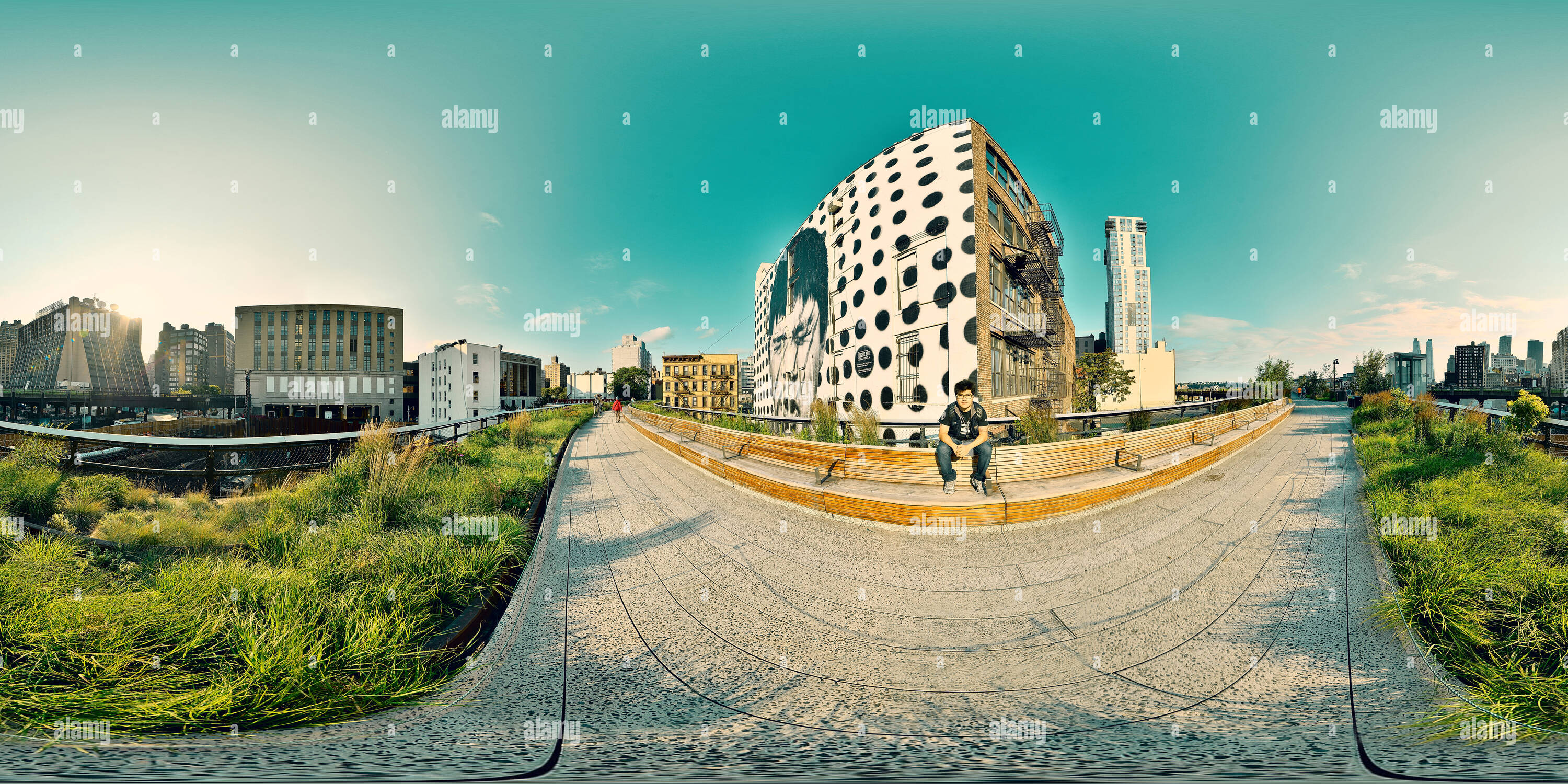 360° view of The High Line - Alamy