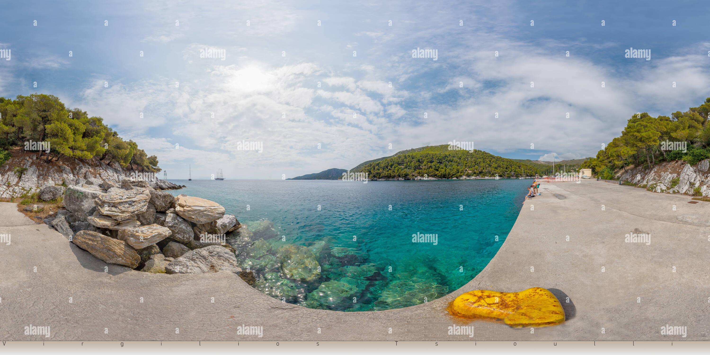 Agnontas beach skopelos hi-res stock photography and images - Alamy