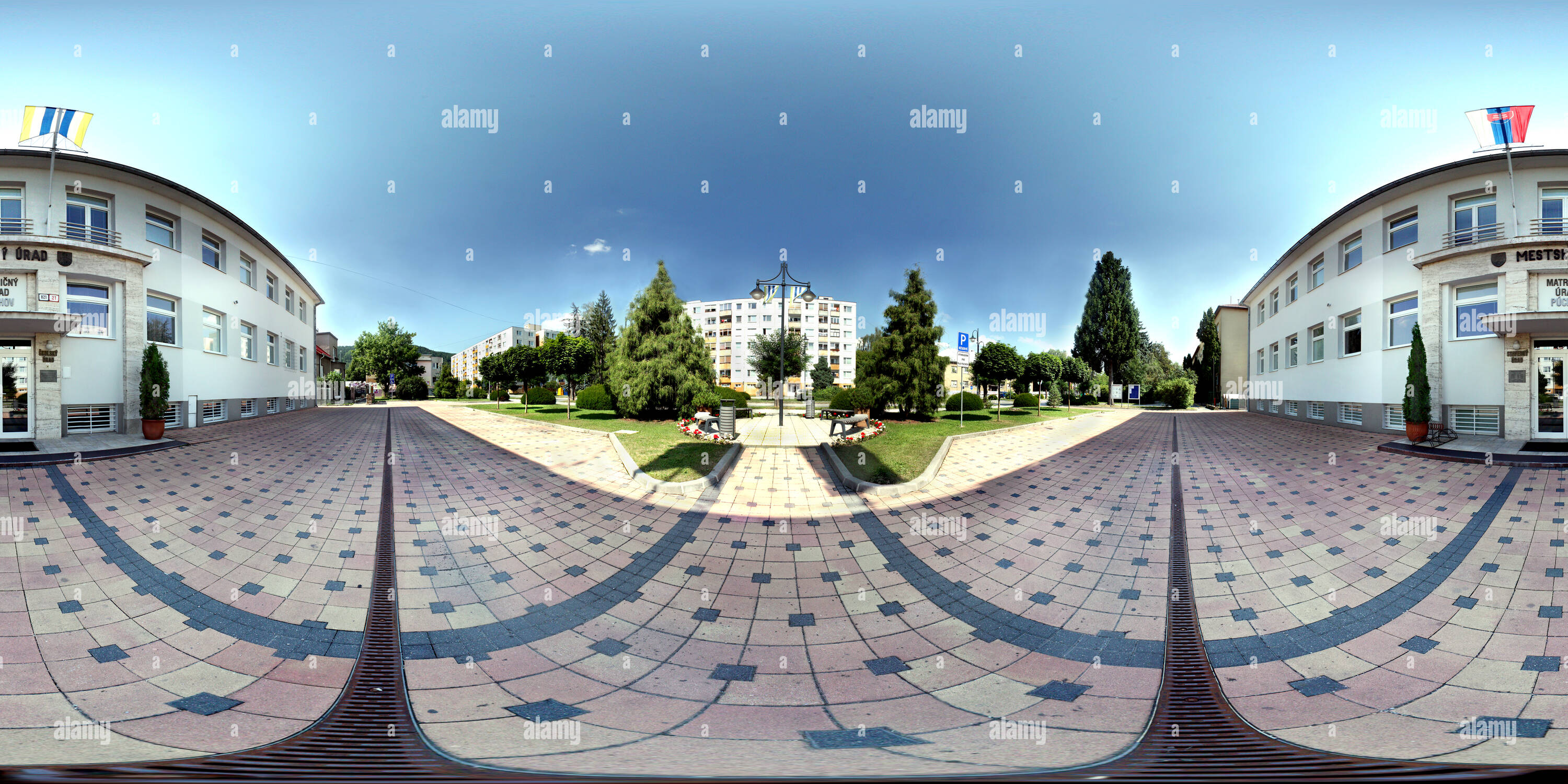 360° view of Municipal Office of Puchov - Alamy