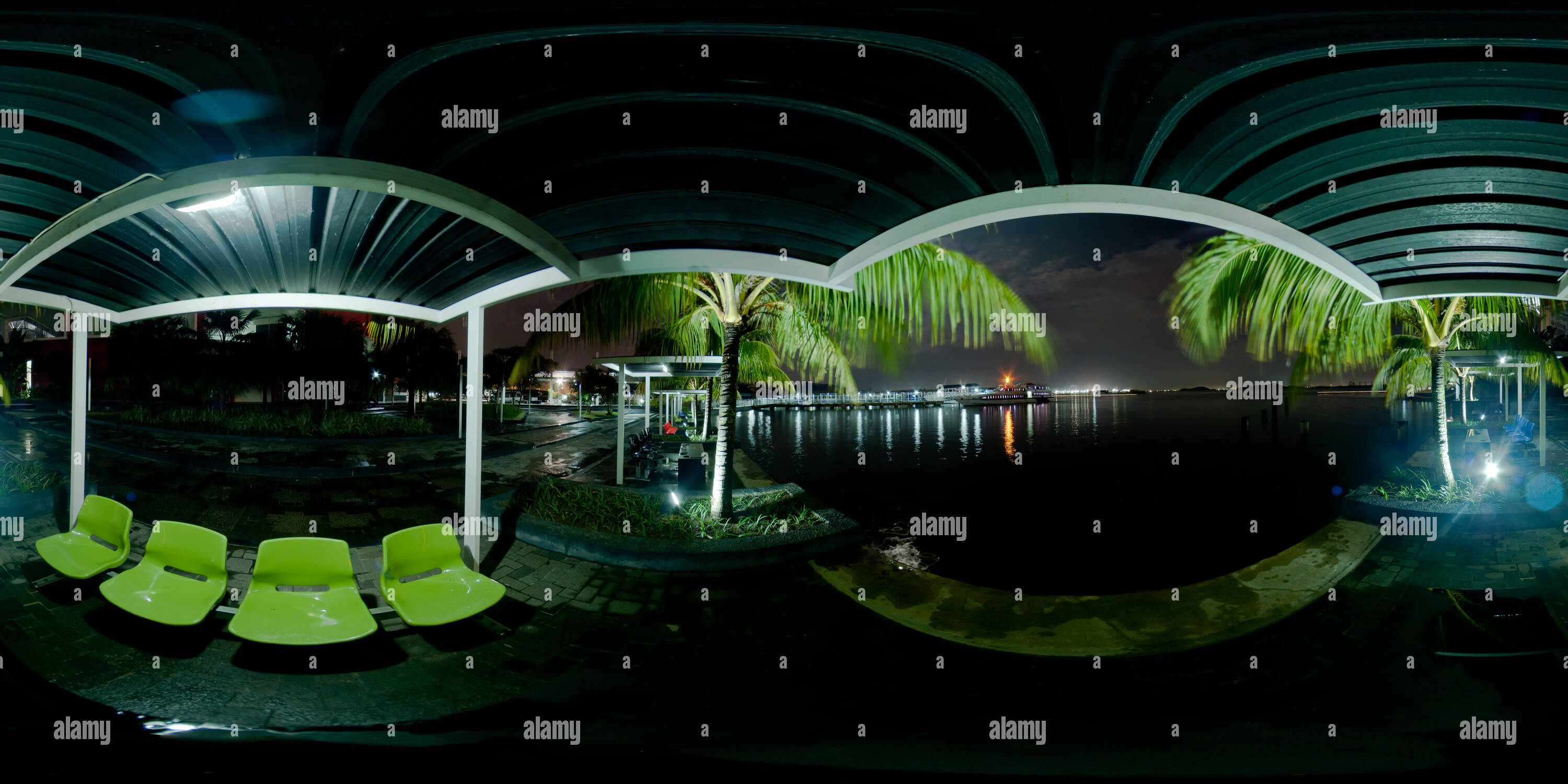 360° view of Sekupang Ferry Terminal, Batam - Alamy
