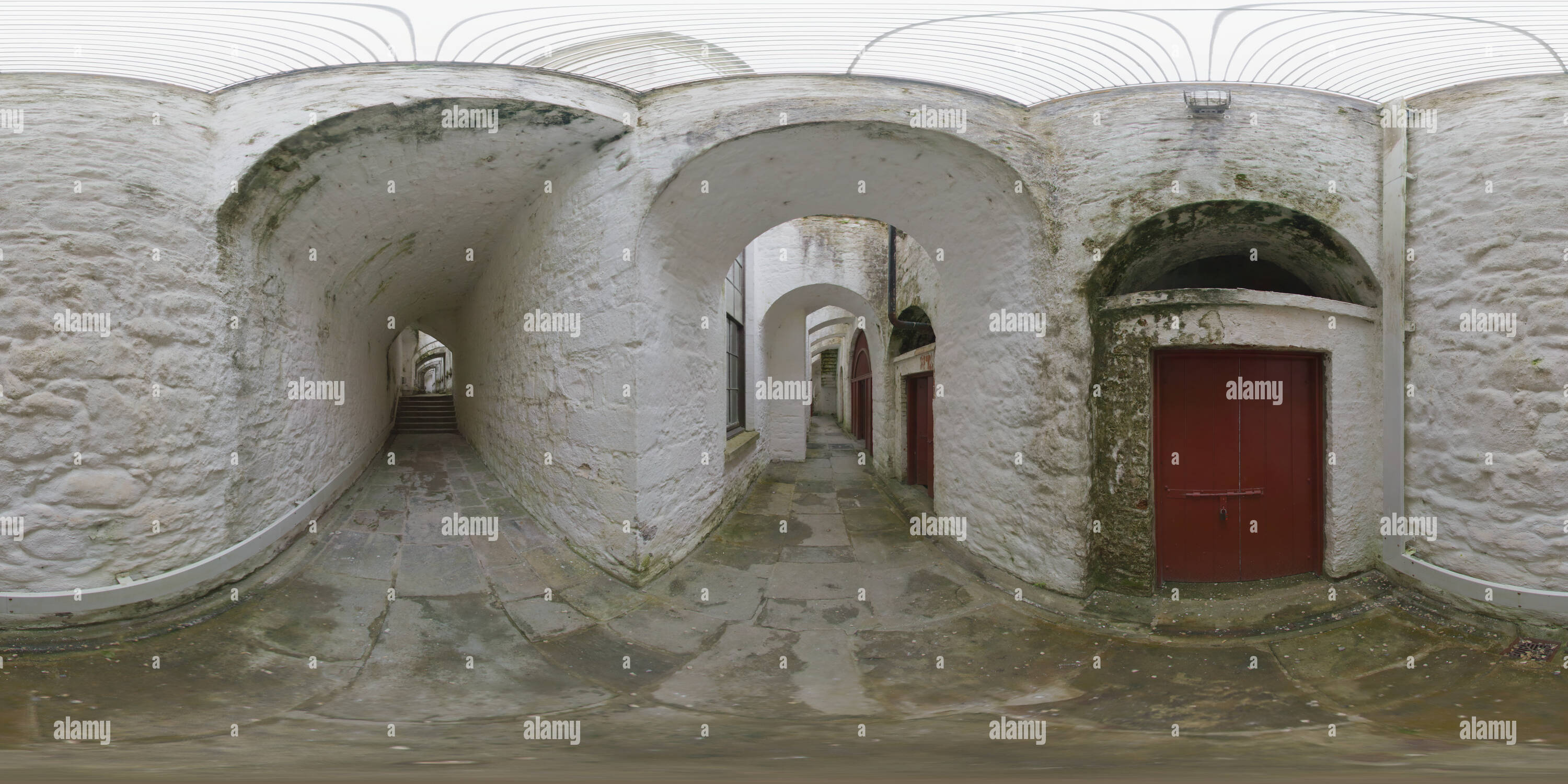 360° view of Castle Coole #3 - Servants Basement - Alamy