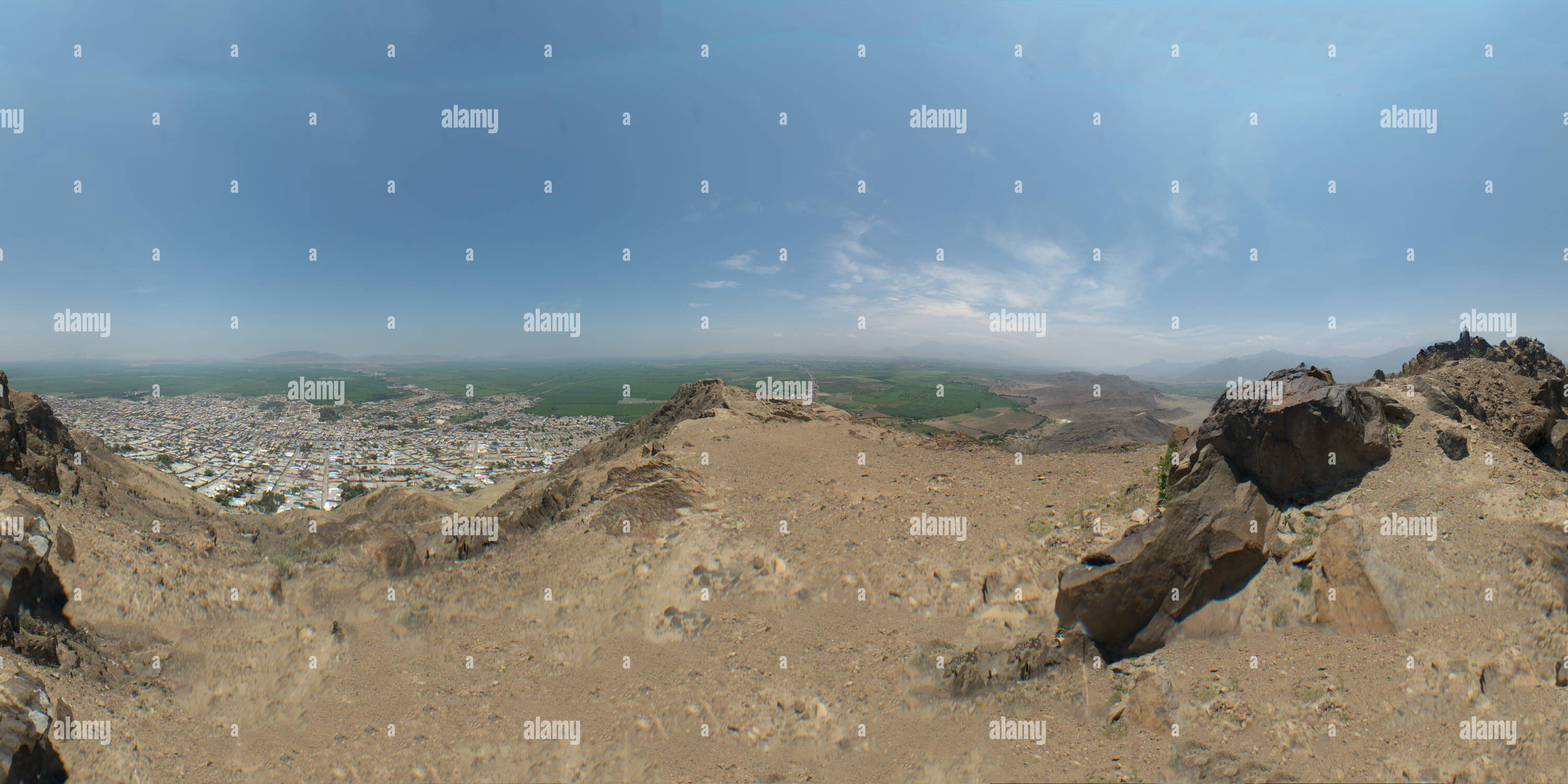 360° view of Chequen archaeologycal site, Chepen - Alamy